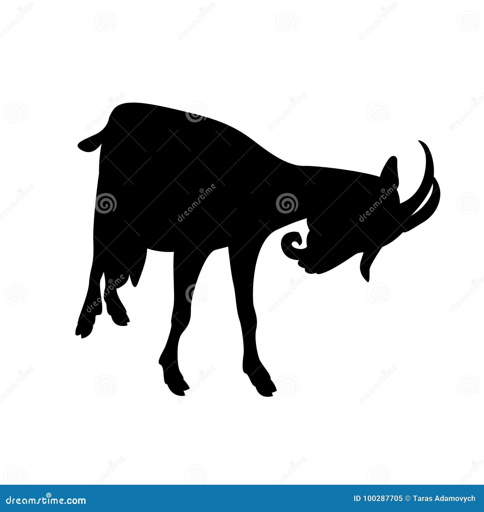 Ejemplo Del Vector De La Cabra Ilustración del Vector - Ilustración de ...