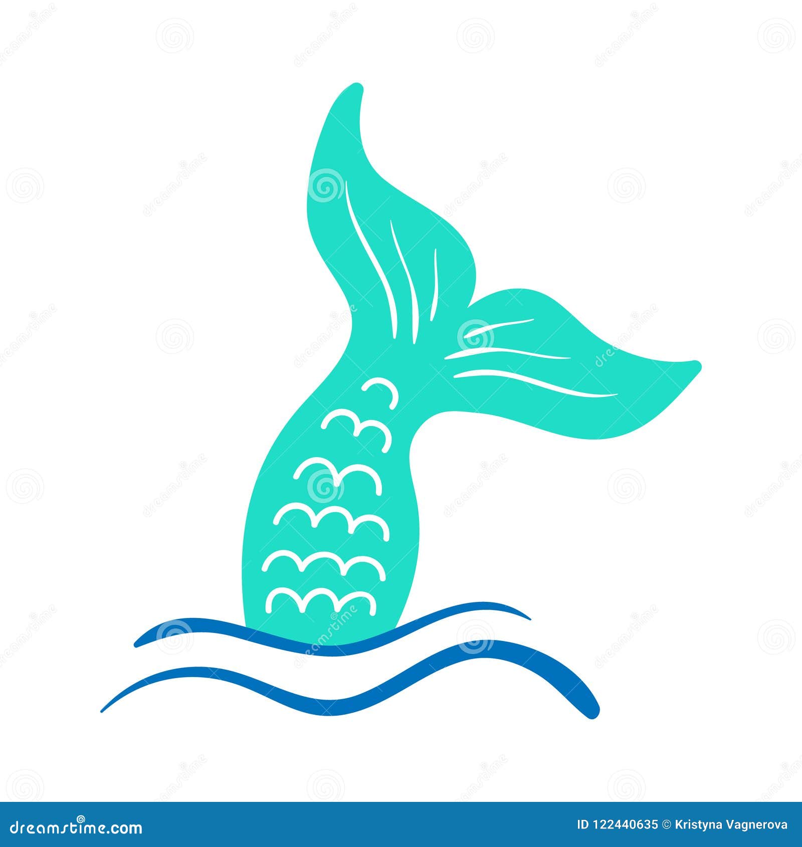Ejemplo Del Vector De La Cola De La Sirena Ilustración del Vector ... Ejemplo Del Vector De La Cola De La Sirena Ilustración del Vector ...