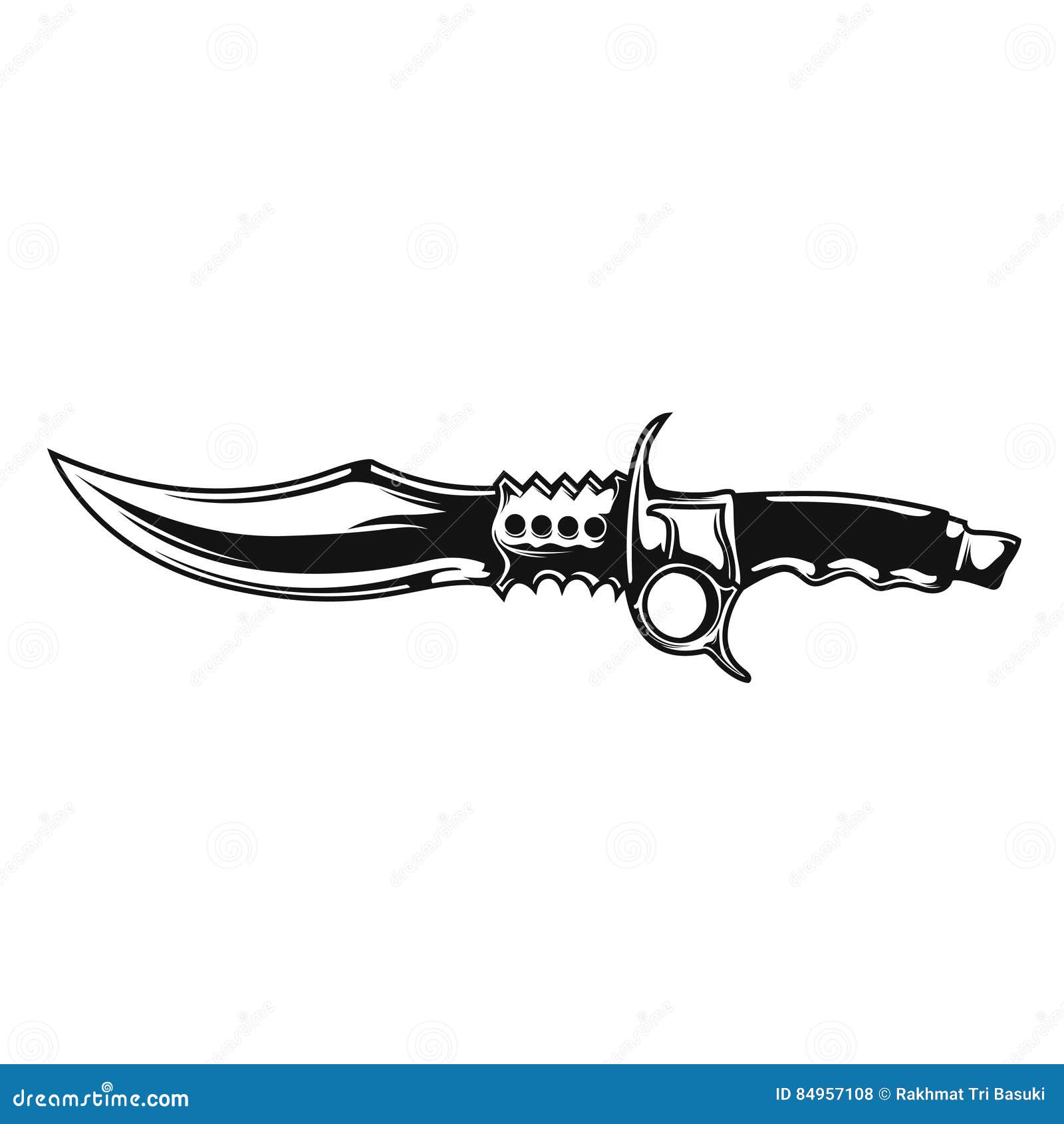 Ejemplo Del Vector De La Cuchilla De Cuchillo Ilustración del Vector ...