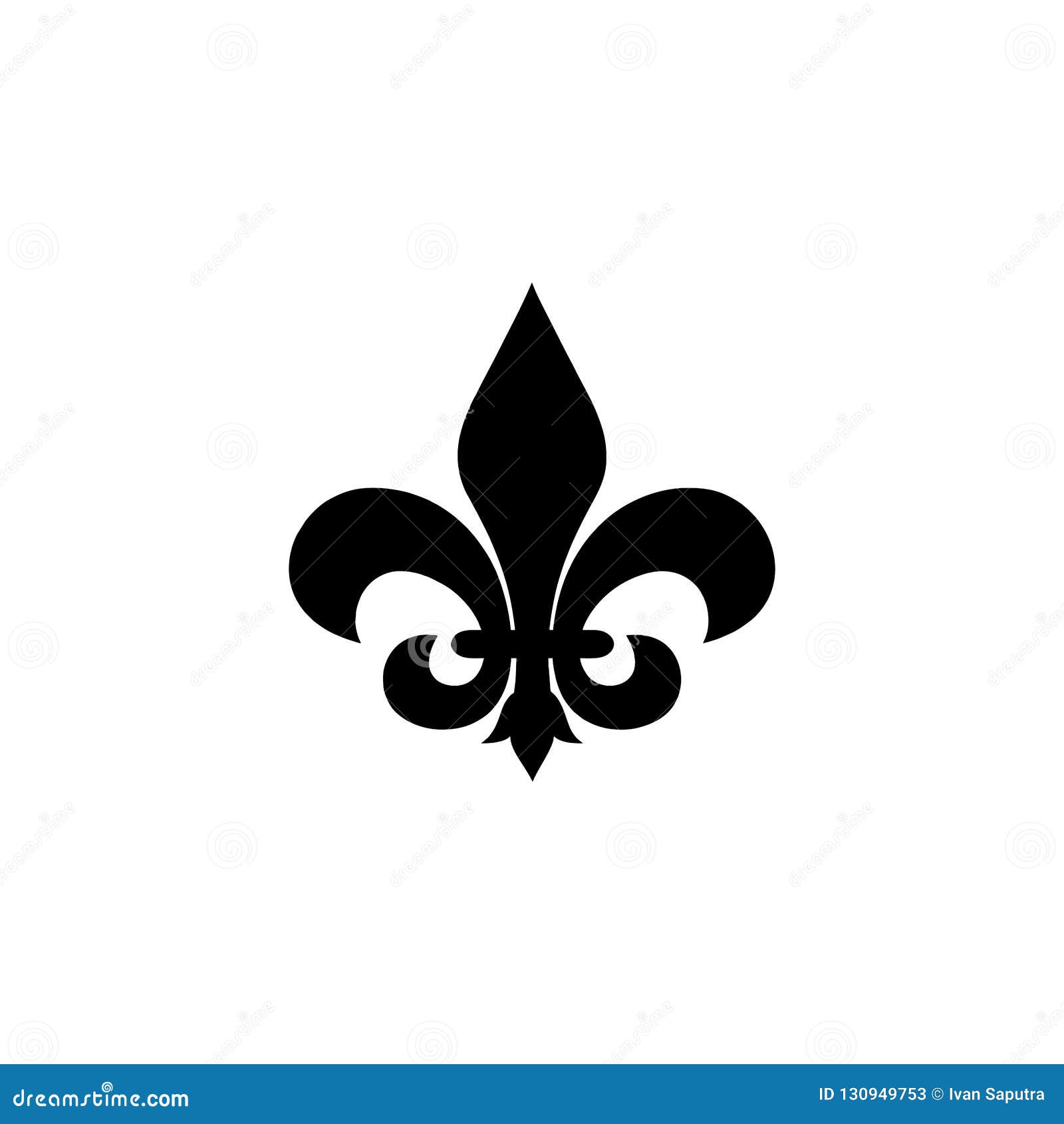 Ejemplo Del Vector De La Flor De Lis Ilustración del Vector ...