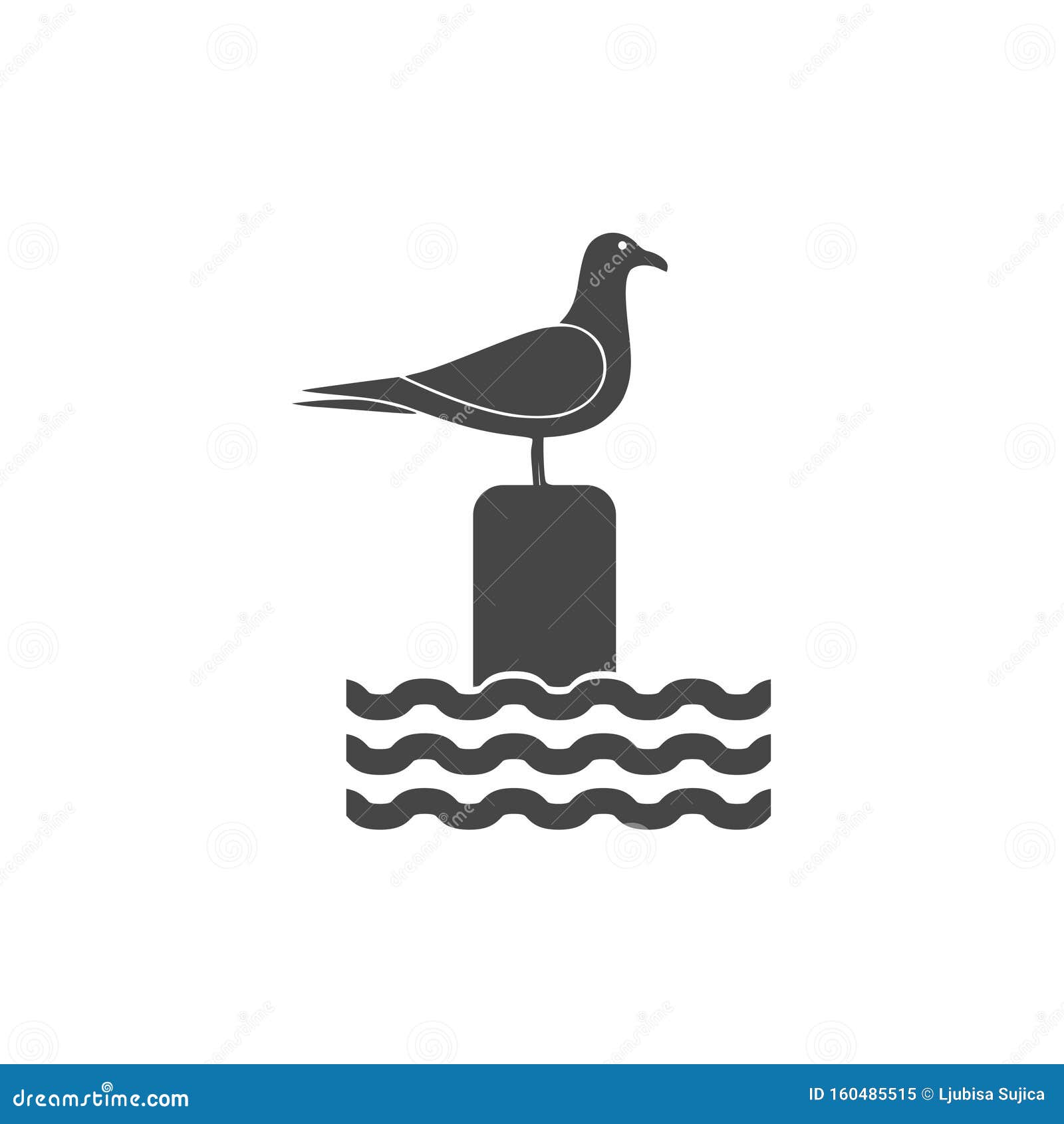 Ejemplo Del Vector De La Gaviota Ilustración del Vector - Ilustración ...