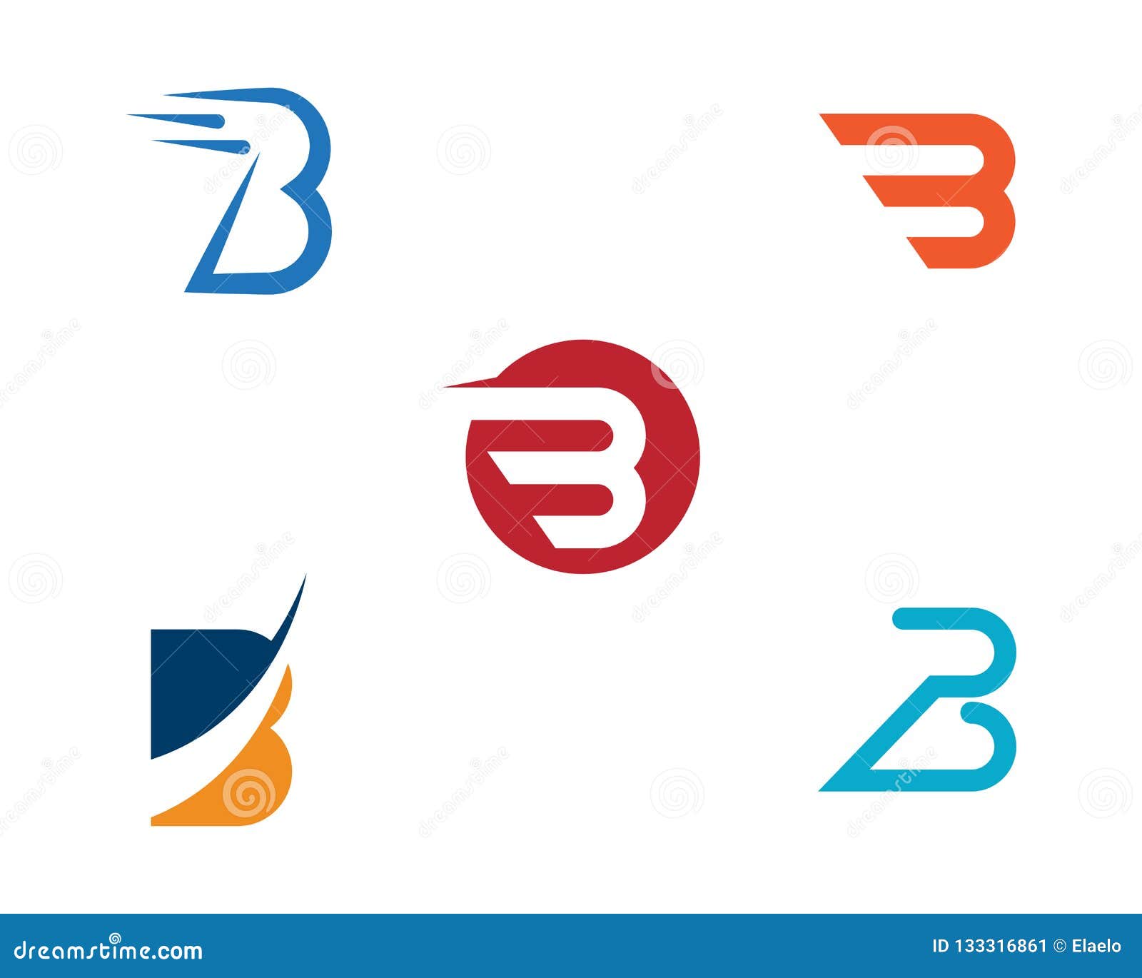 Ejemplo Del Vector De La Letra De B Ilustración del Vector ...