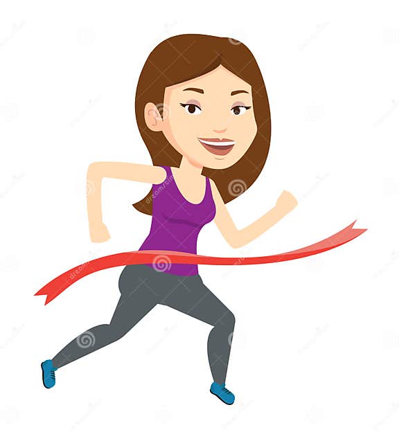 Ejemplo Del Vector De La Meta De La Travesía Del Atleta Ilustración del ... Ejemplo Del Vector De La Meta De La Travesía Del Atleta Ilustración del ...