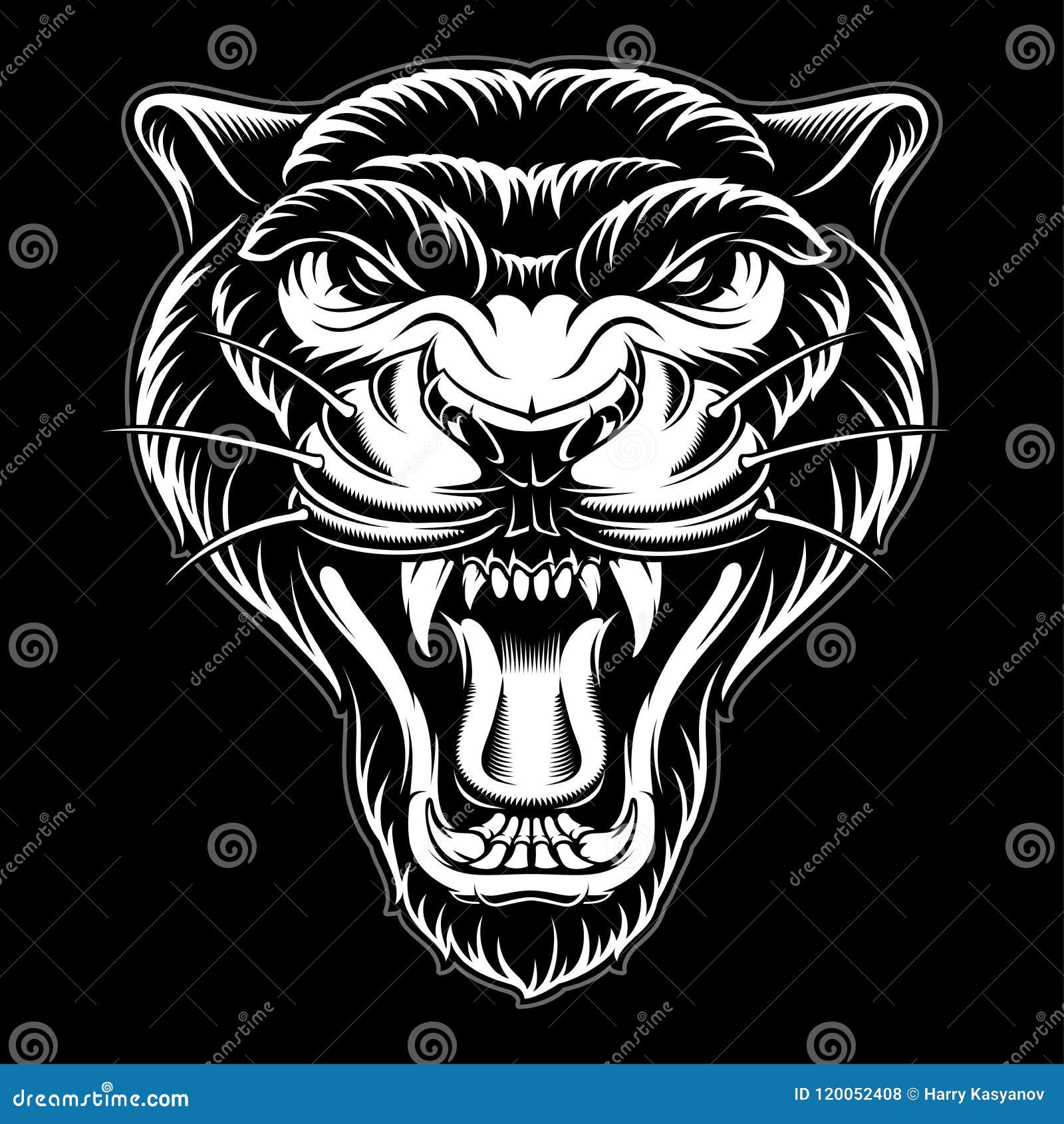 Ejemplo Del Vector De La Pantera Ilustración del Vector - Ilustración ...