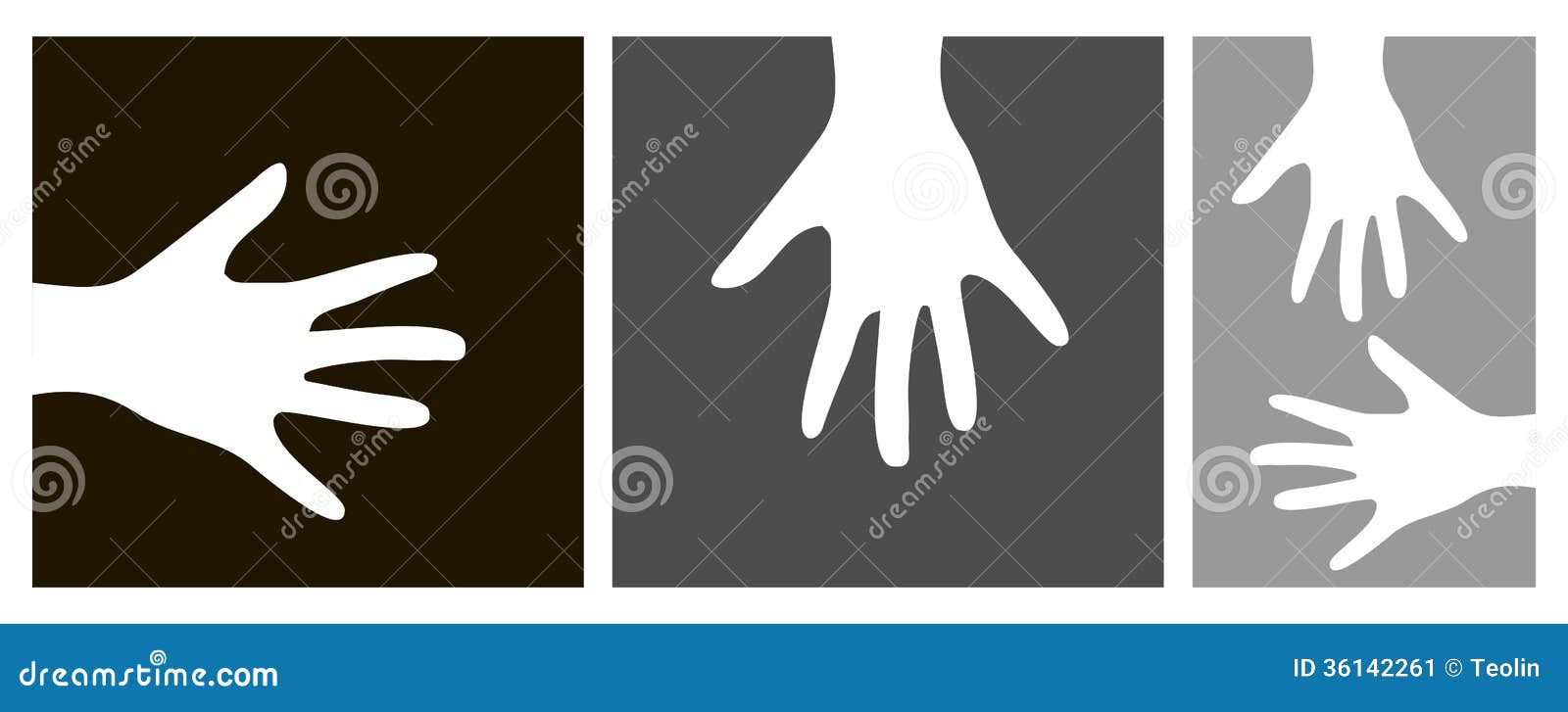 Ejemplo Del Vector De Las Manos Ilustración del Vector - Ilustración de ...