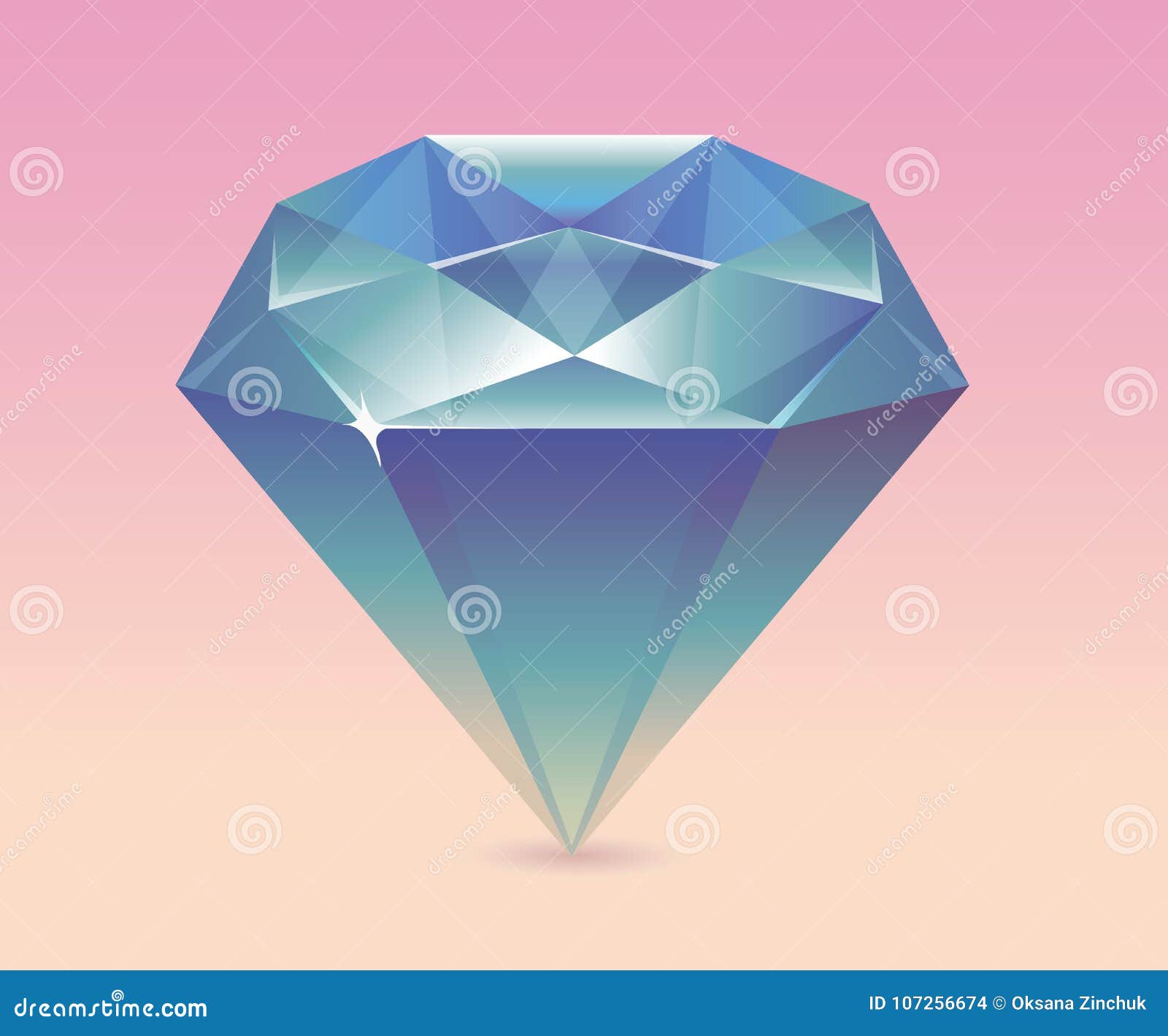Ejemplo Del Vector De Los Diamantes Ilustración del Vector ...