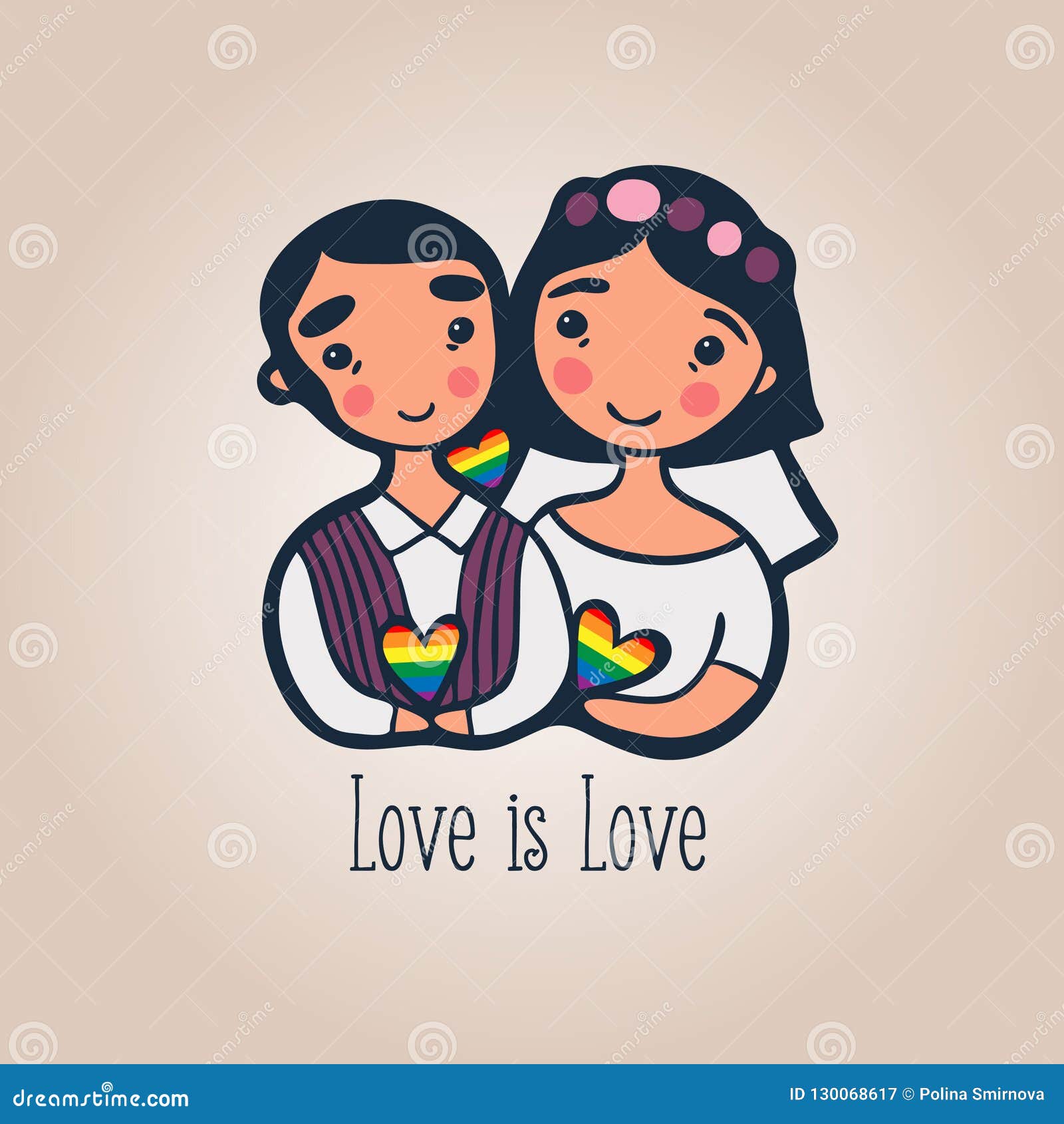 Ejemplo Del Vector De Los Pares Del Transexual Ilustración del Vector ...