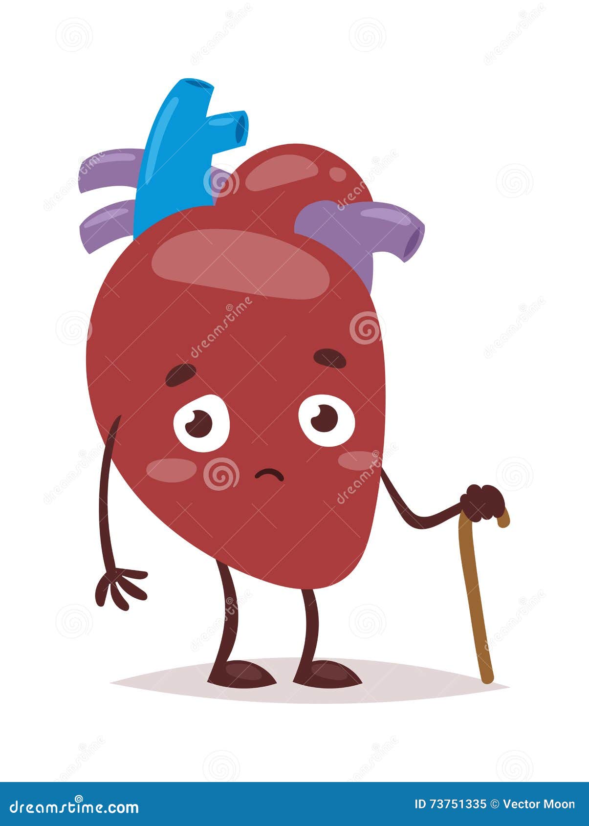 Ejemplo Del Vector De Los Problemas Del Corazón Ilustración del Vector ...