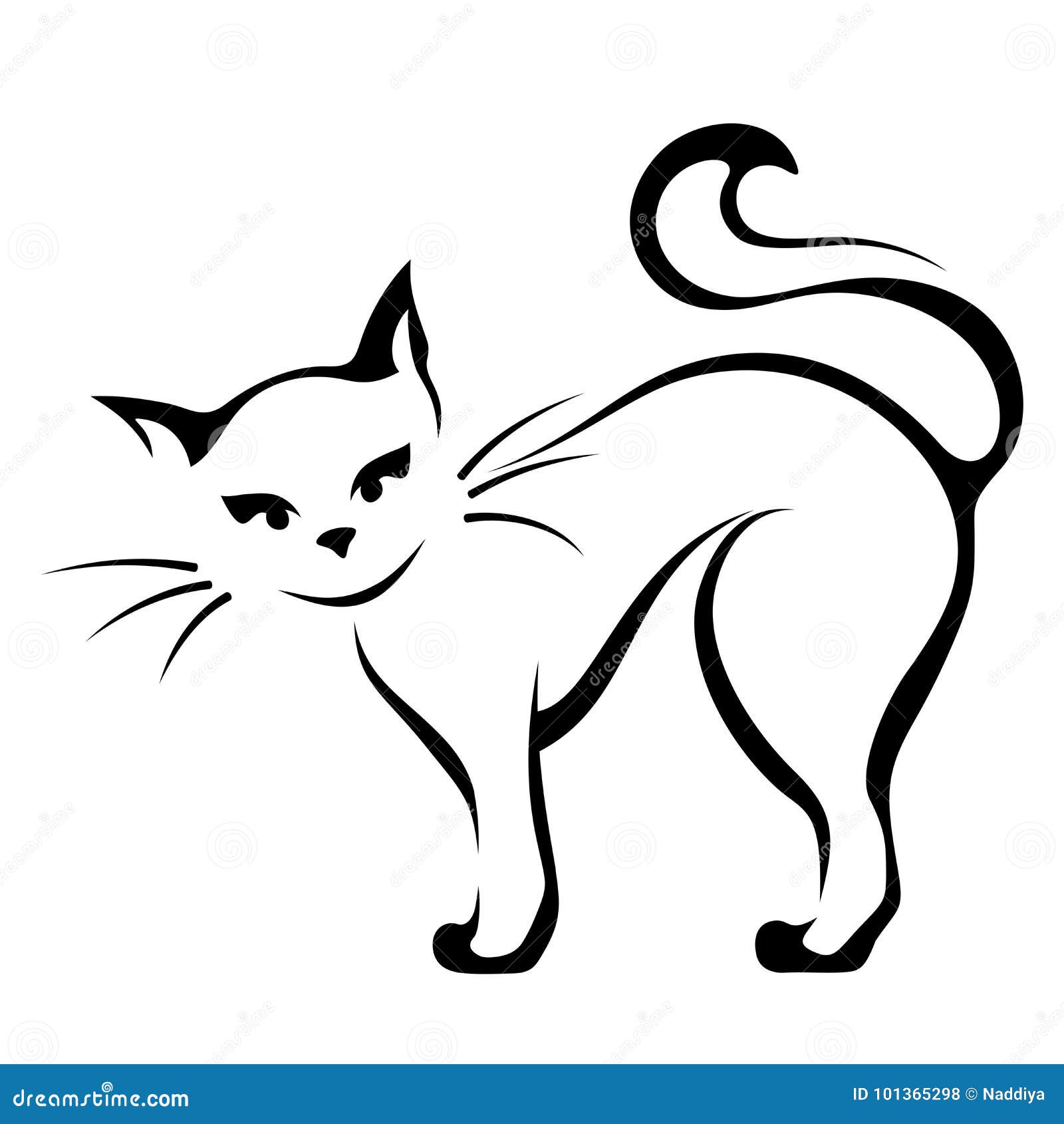 Ejemplo Del Vector De Un Gato Ilustración del Vector - Ilustración de ... Ejemplo Del Vector De Un Gato Ilustración del Vector - Ilustración de ...