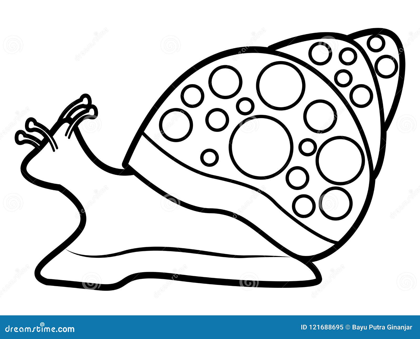 Ejemplo Del Vector De Un Icono Del Caracol Ilustración del Vector ...