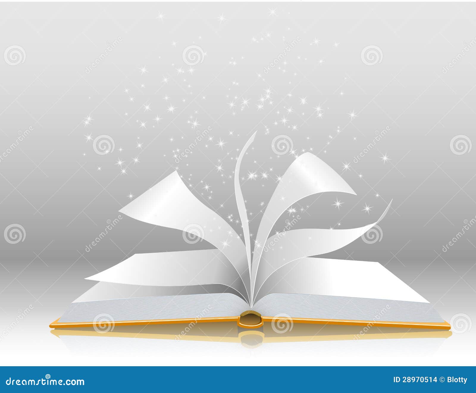 Ejemplo Del Vector De Un Libro Abierto Ilustración del Vector ...