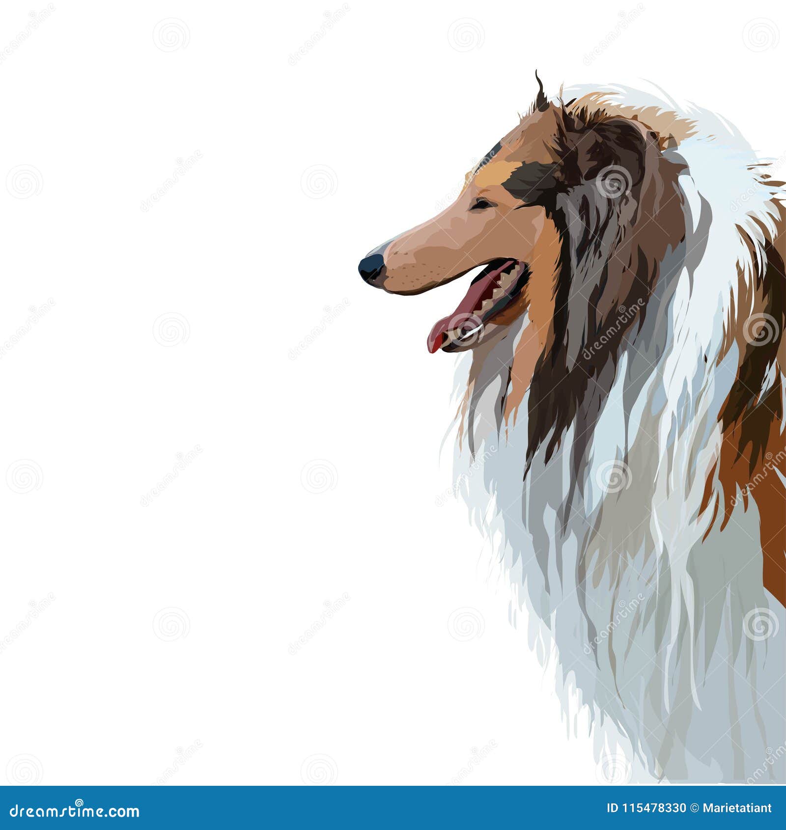 Ejemplo Del Vector De Un Perro Ilustración del Vector - Ilustración de ...