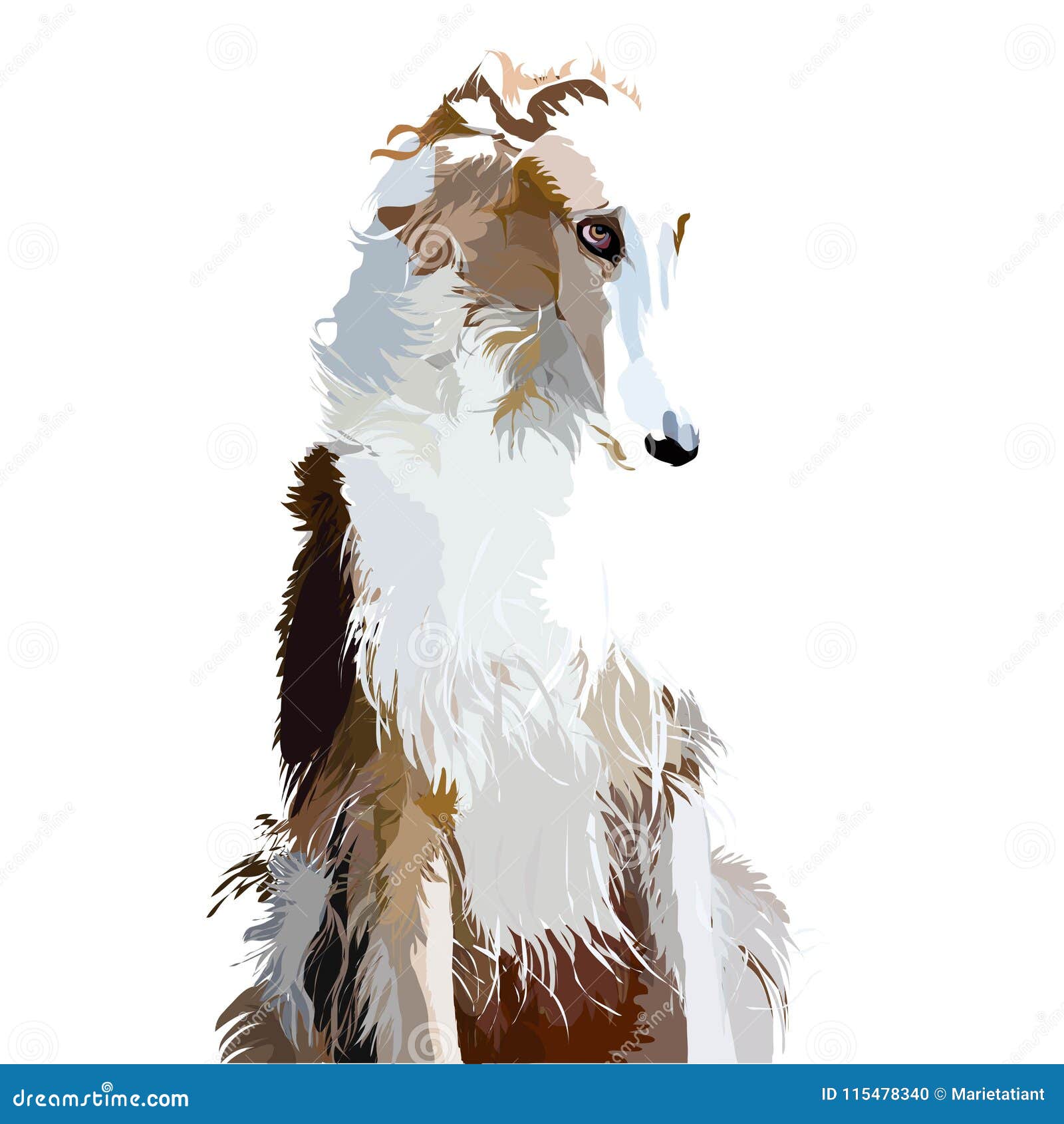 Ejemplo Del Vector De Un Perro Ilustración del Vector - Ilustración de ...