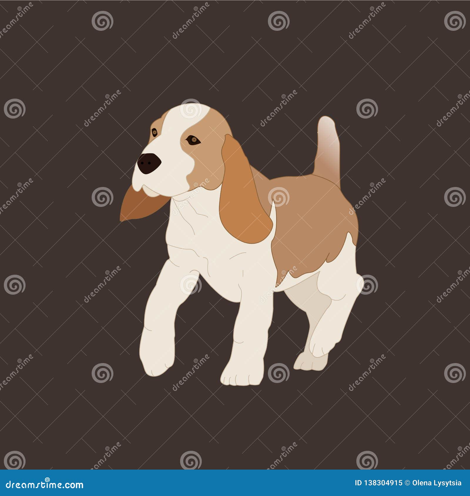 Ejemplo Del Vector De Un Perro Ilustración del Vector - Ilustración de ...