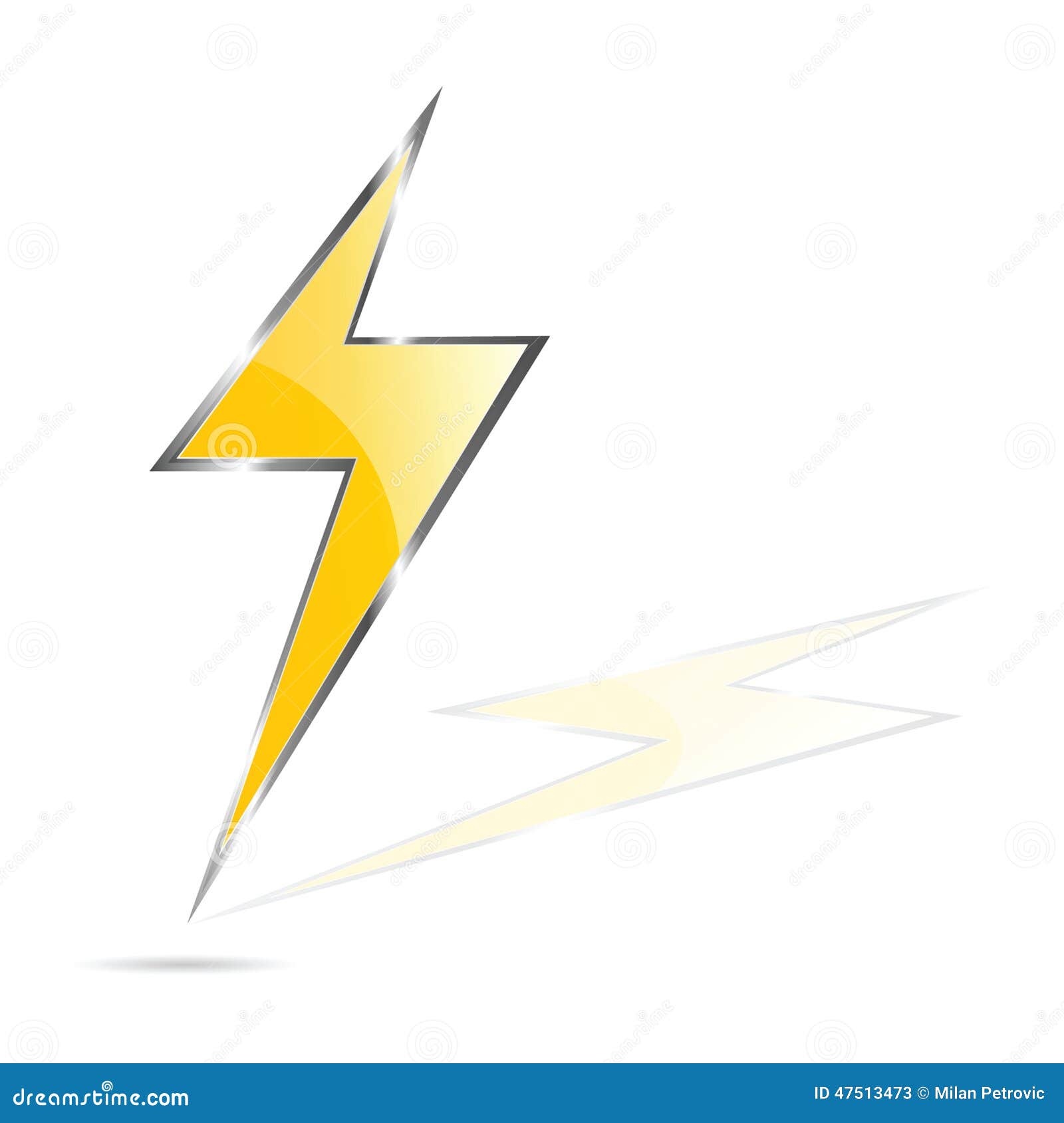 Ejemplo Del Vector Del Arte Del Rayo Ilustración del Vector ...