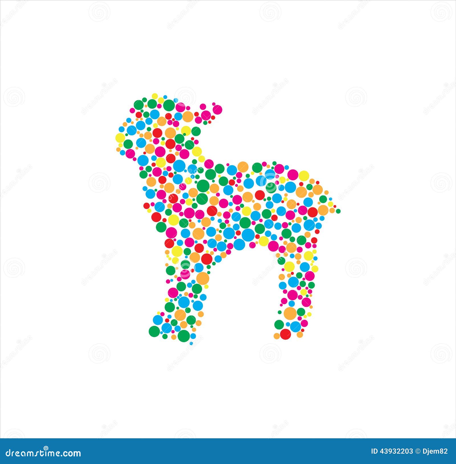 Ejemplo Del Vector Del Cordero Ilustración del Vector - Ilustración de ...