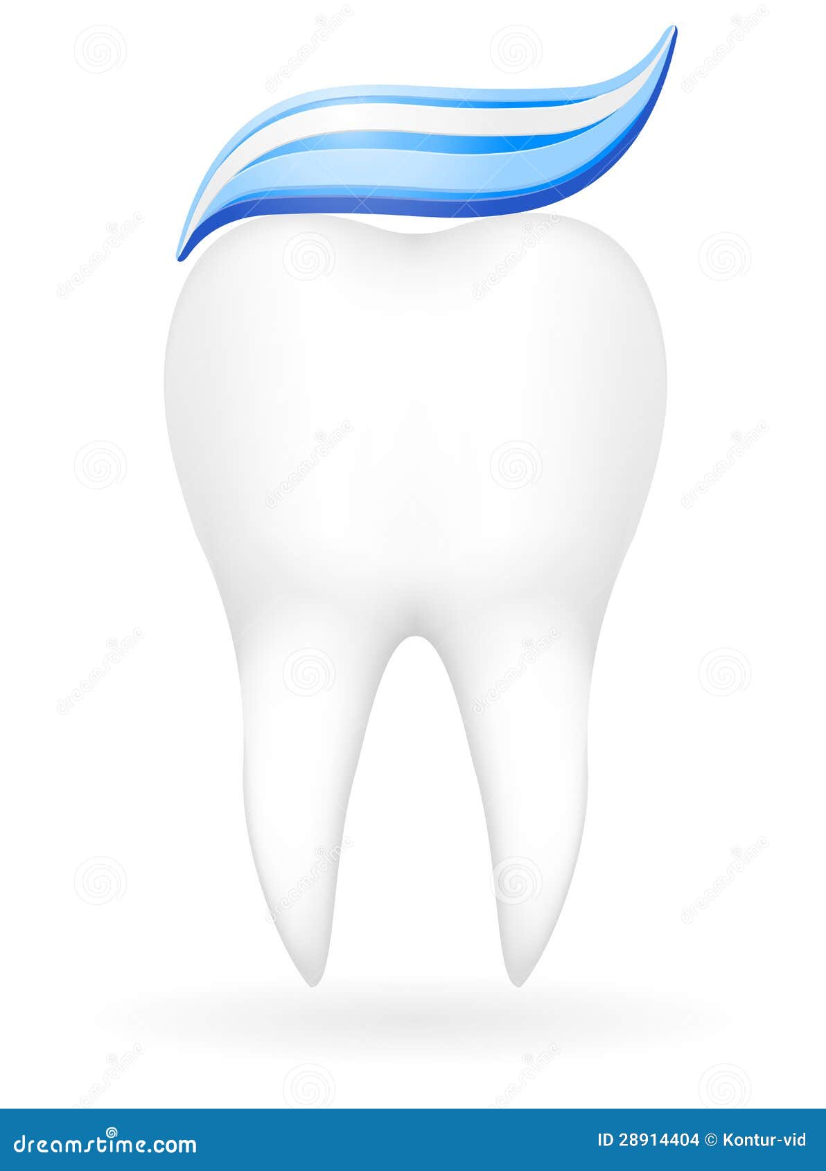 Ejemplo Del Vector Del Diente Ilustración del Vector - Ilustración de ...