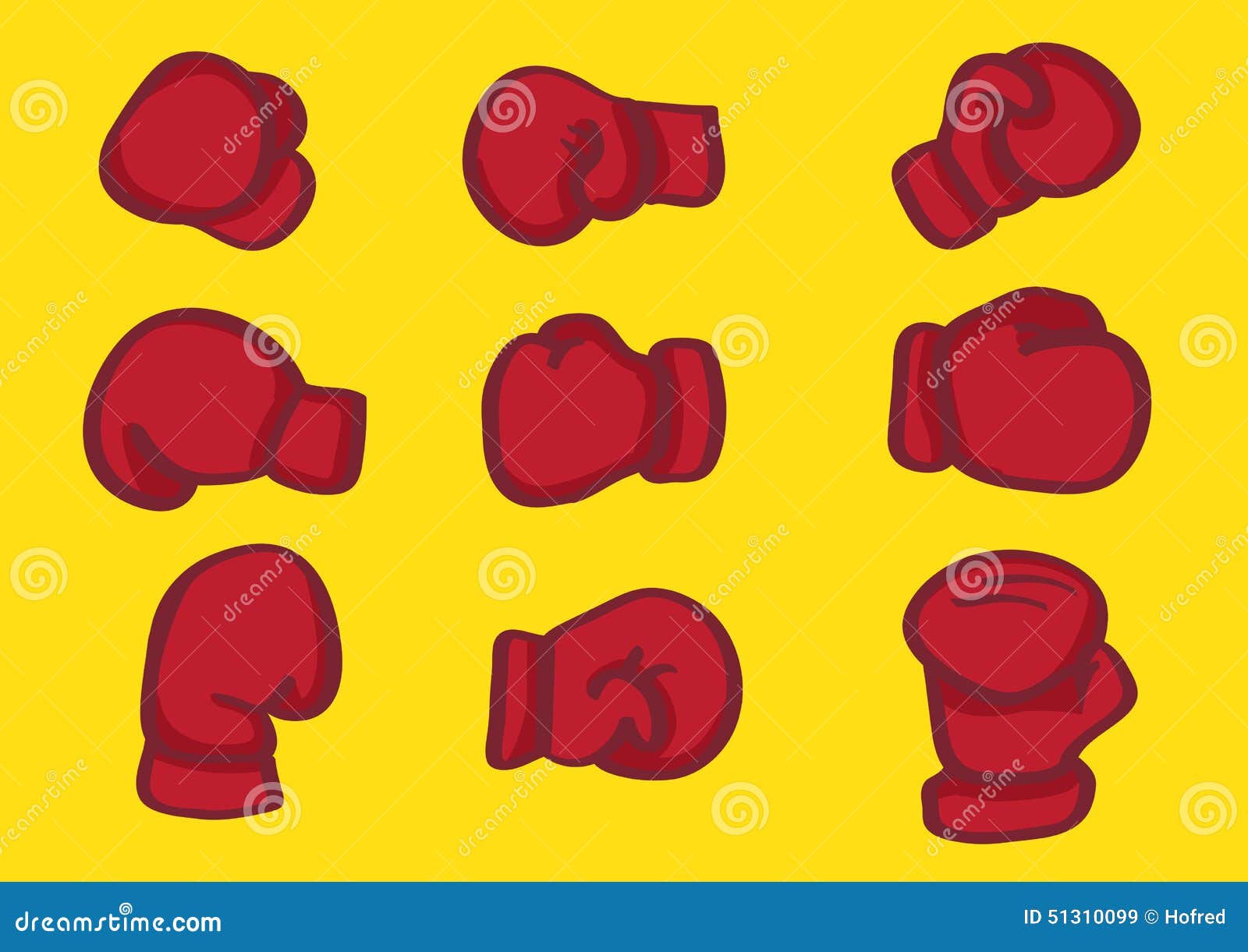 Ejemplo Del Vector Del Guante De Boxeo Ilustración del Vector ...