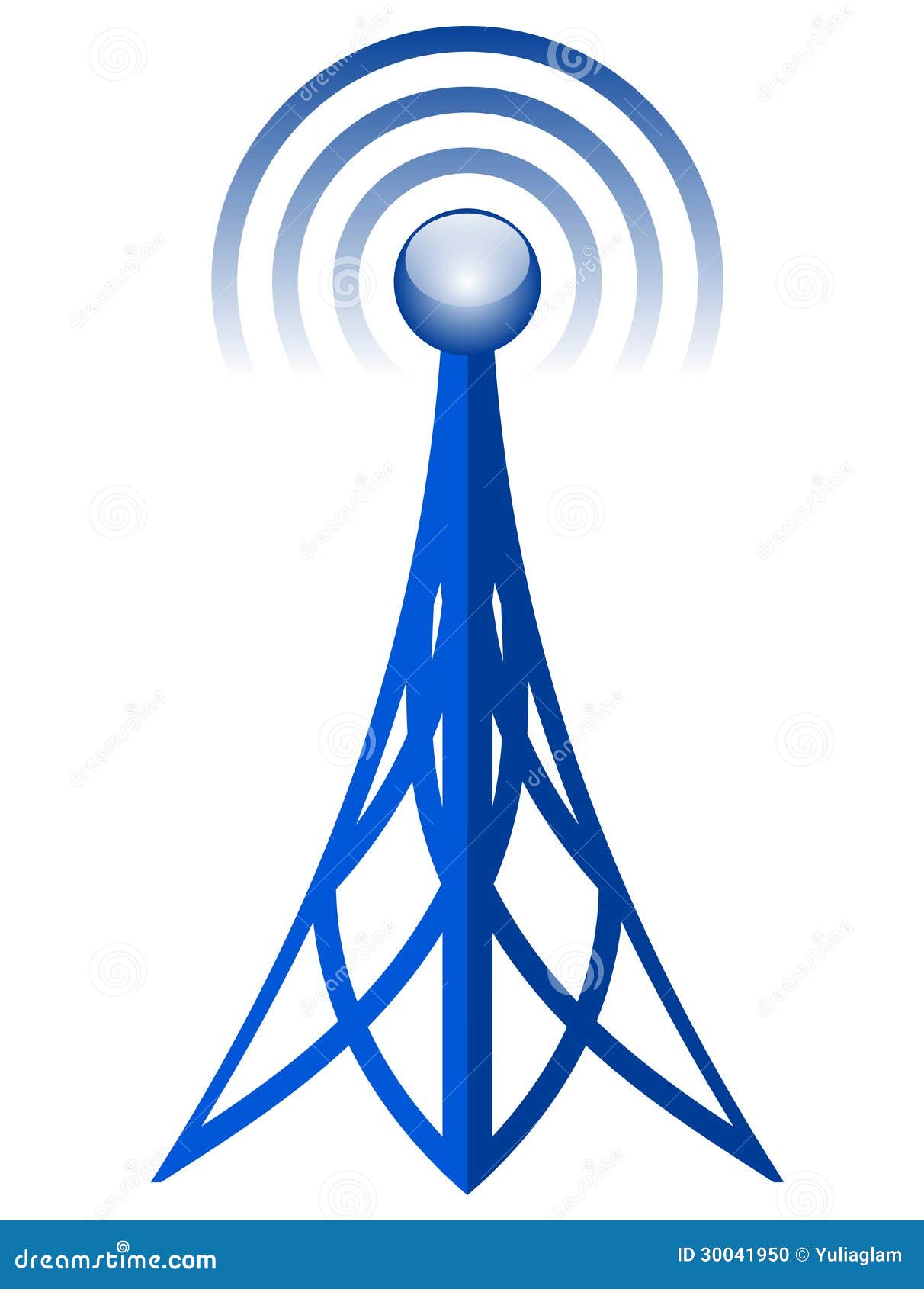 Icono De La Antena Del Vector Ilustración del Vector - Ilustración de ...