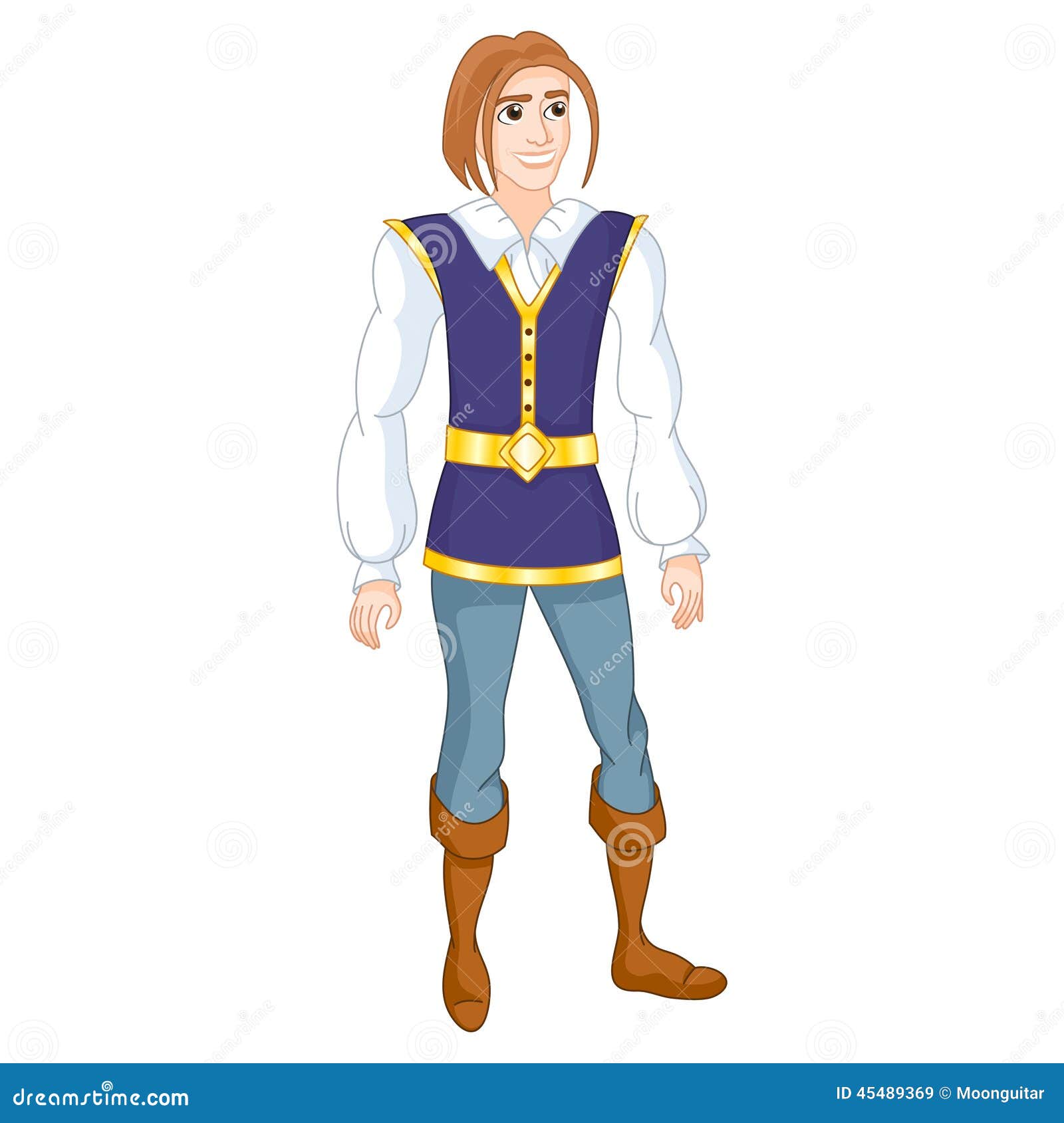 Ejemplo Del Vector Del Príncipe Valiente Ilustración del Vector ...