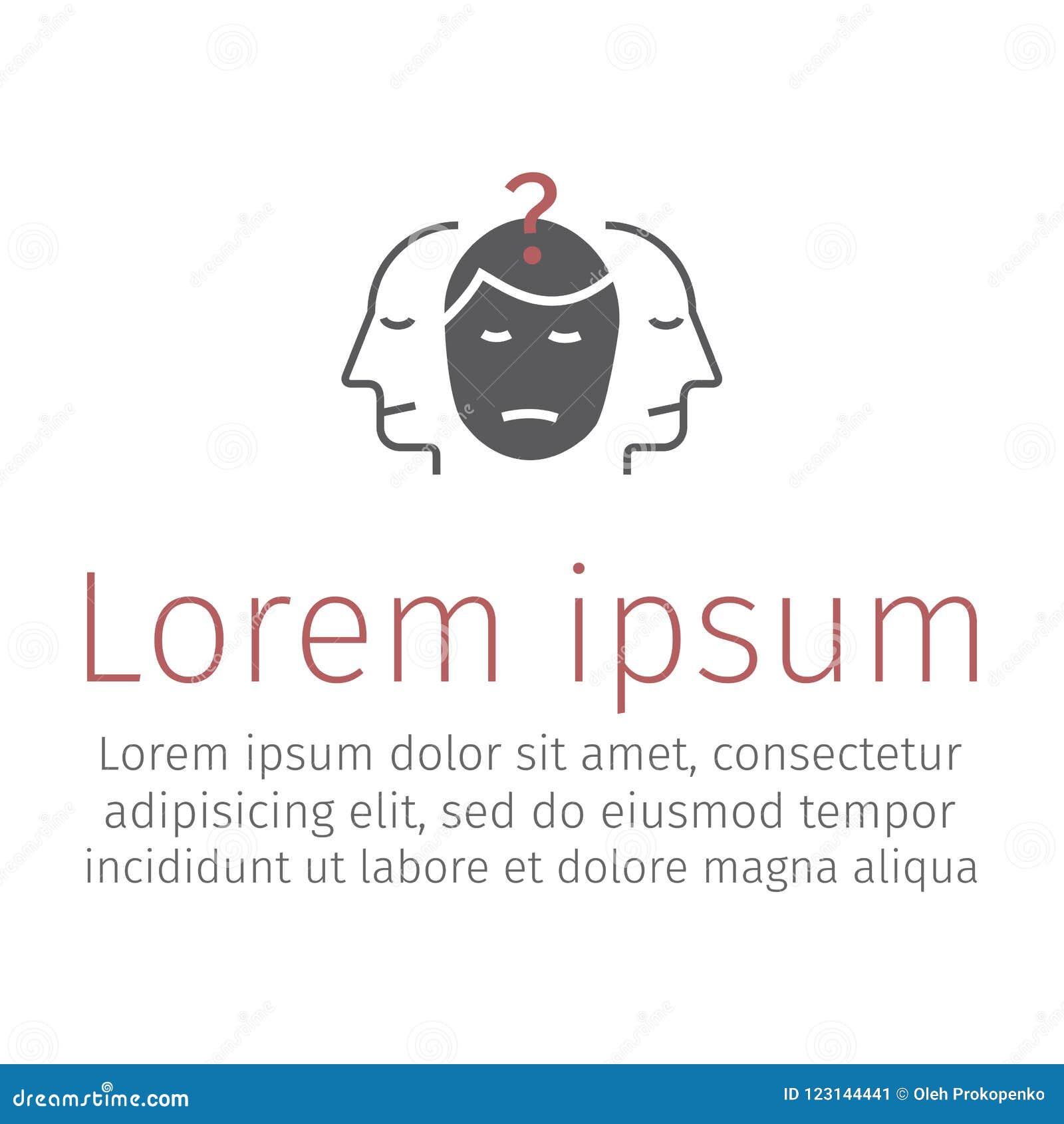 Ejemplo Del Vector Del Doble Personalidad Ilustración del Vector ...