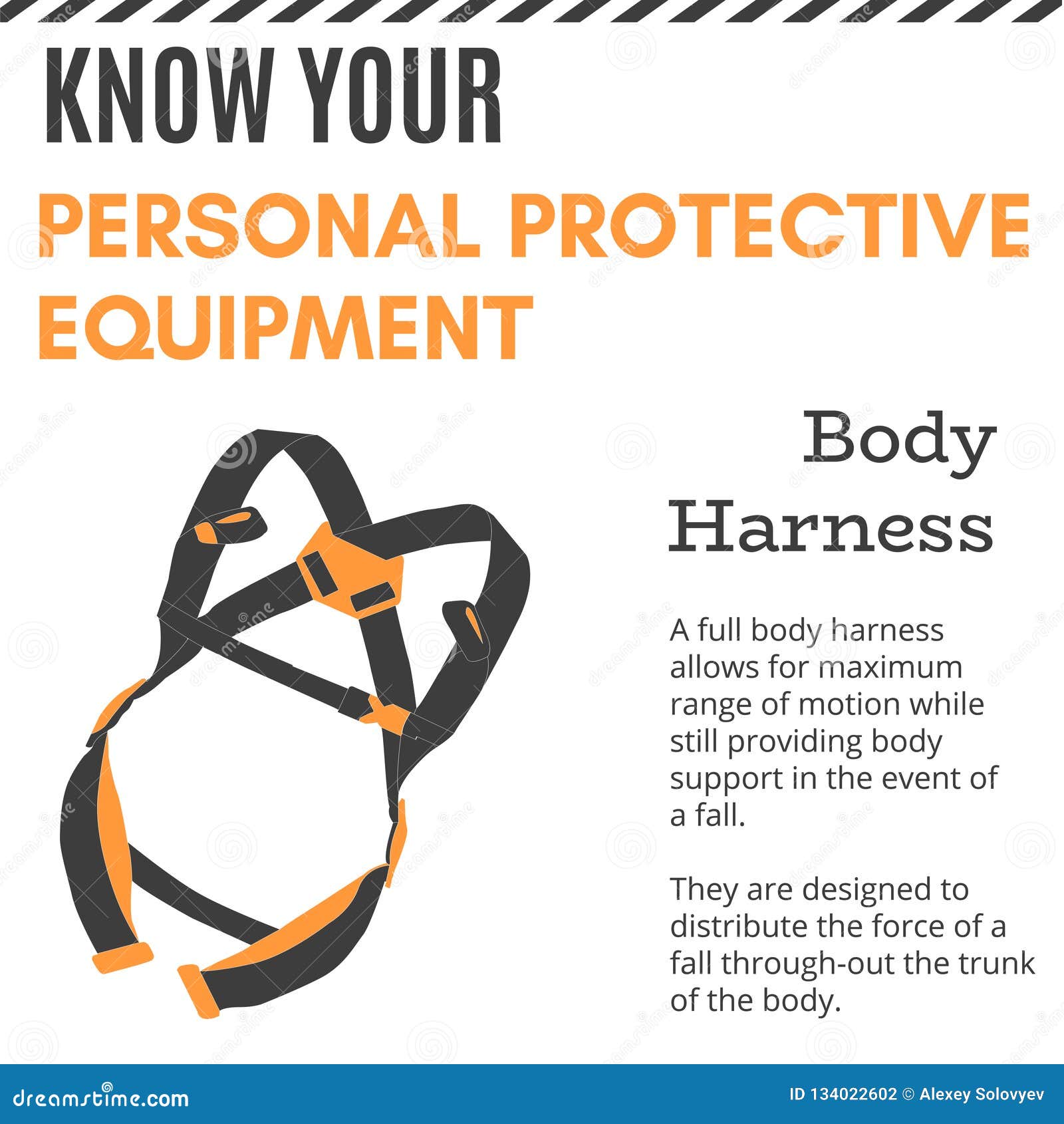 Ejemplo Del Vector Del Equipo Protector Personal Para El Cartel ...