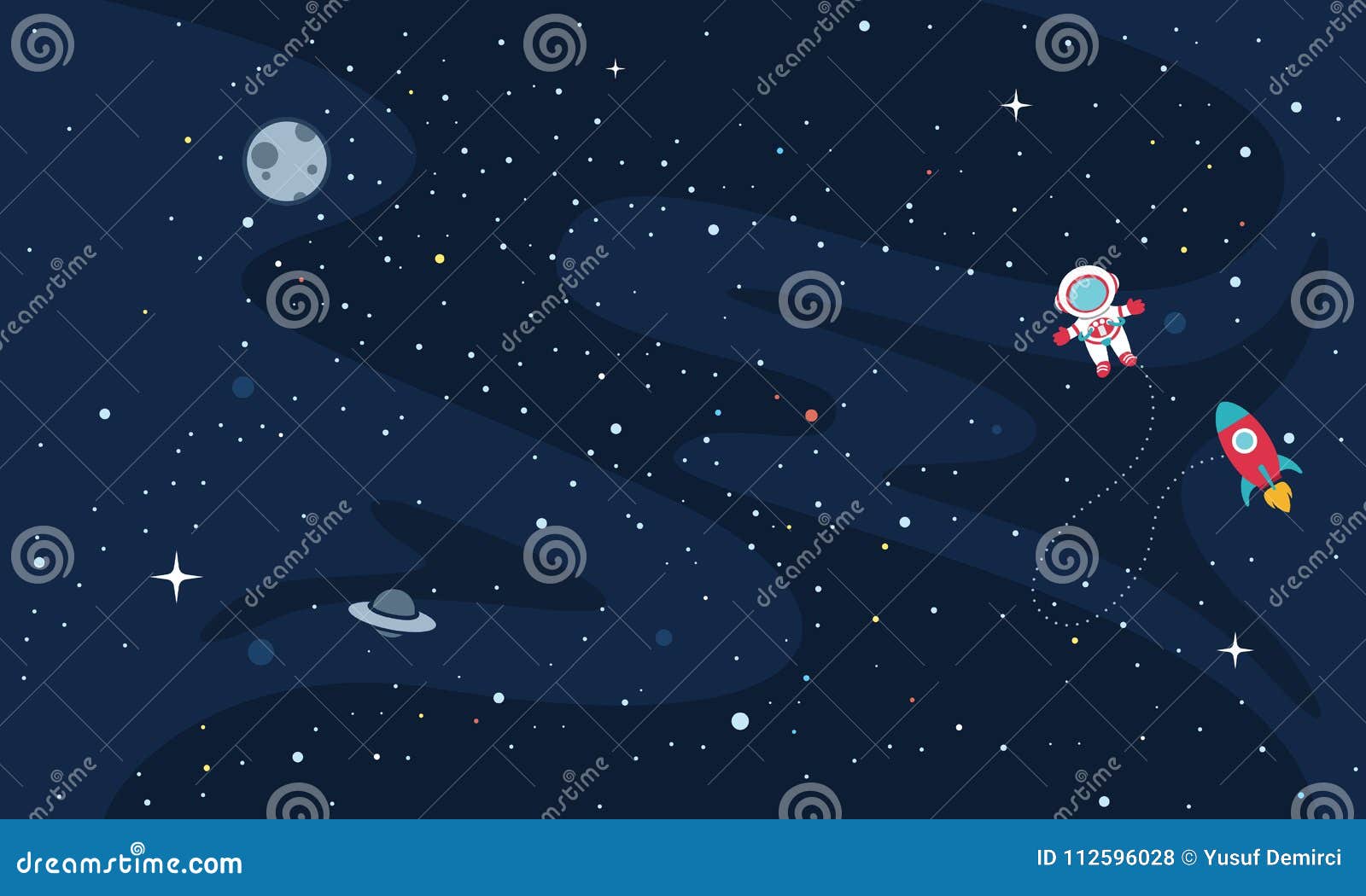 Ejemplo Del Vector Del Espacio Ilustración del Vector - Ilustración de ...