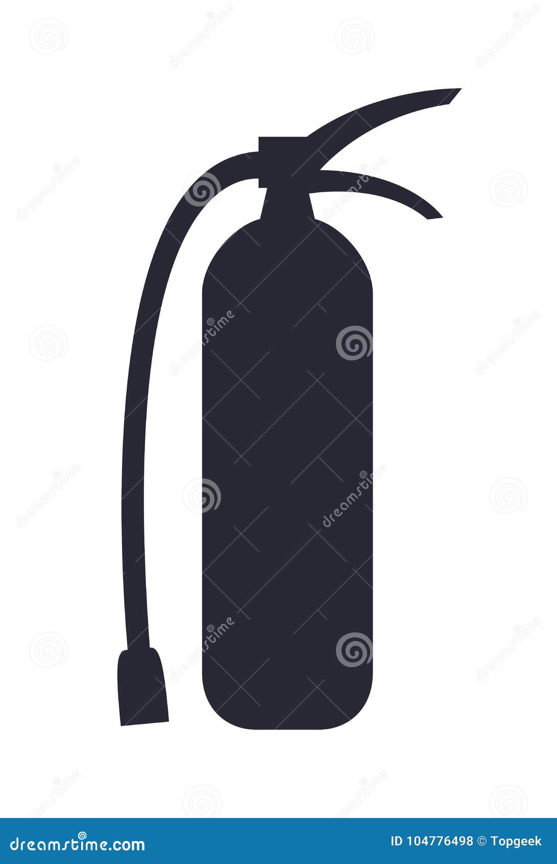 Ejemplo Del Vector Del Extintor Ilustración del Vector - Ilustración de ...