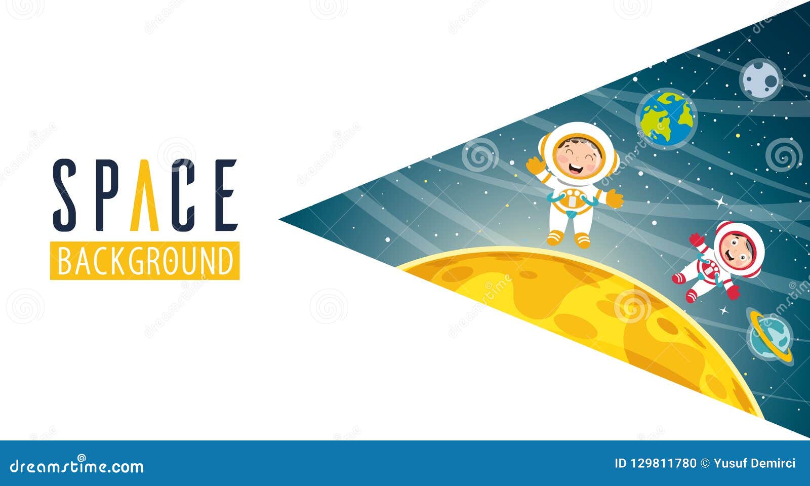 Ejemplo Del Vector Del Fondo Del Espacio Ilustración del Vector ...