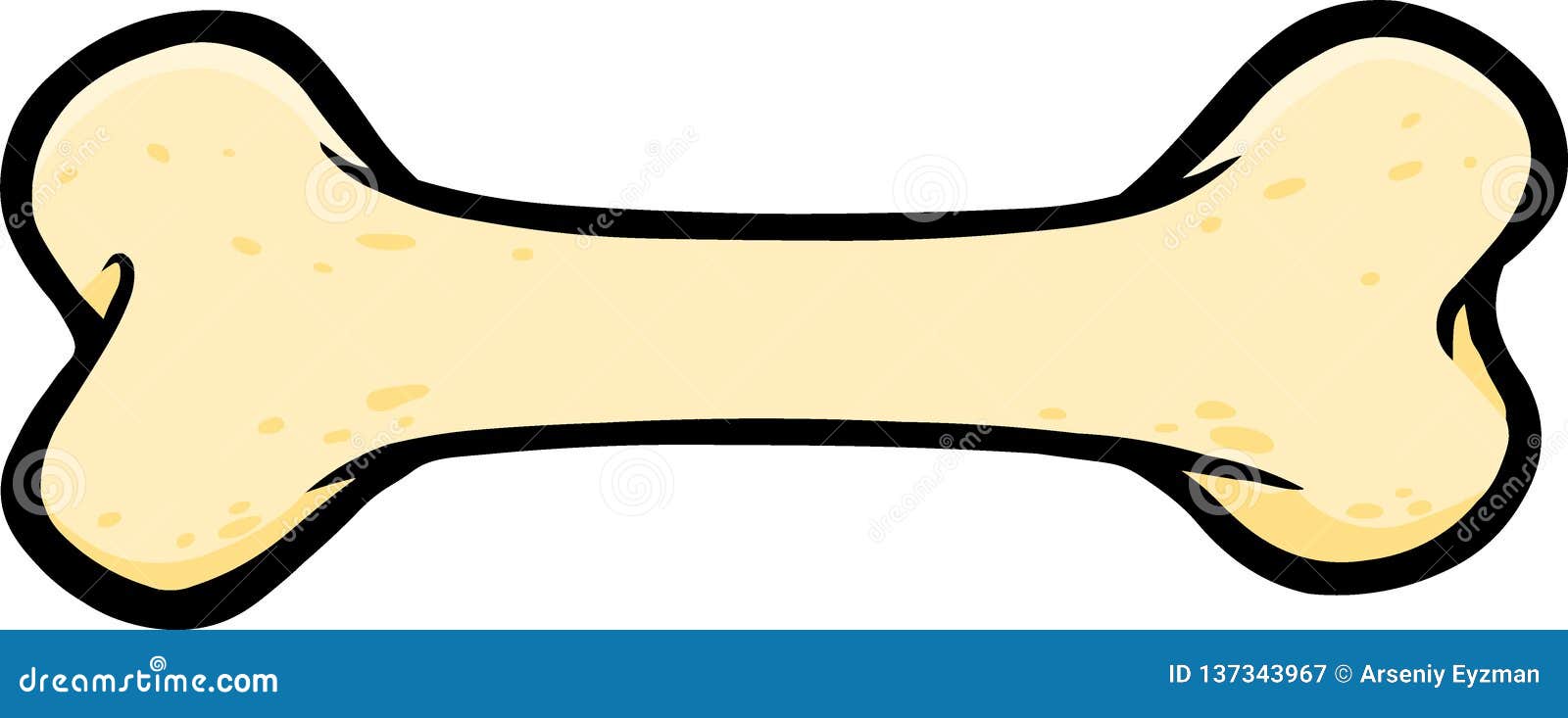 Ejemplo Del Vector Del Hueso Ilustración del Vector - Ilustración de ...