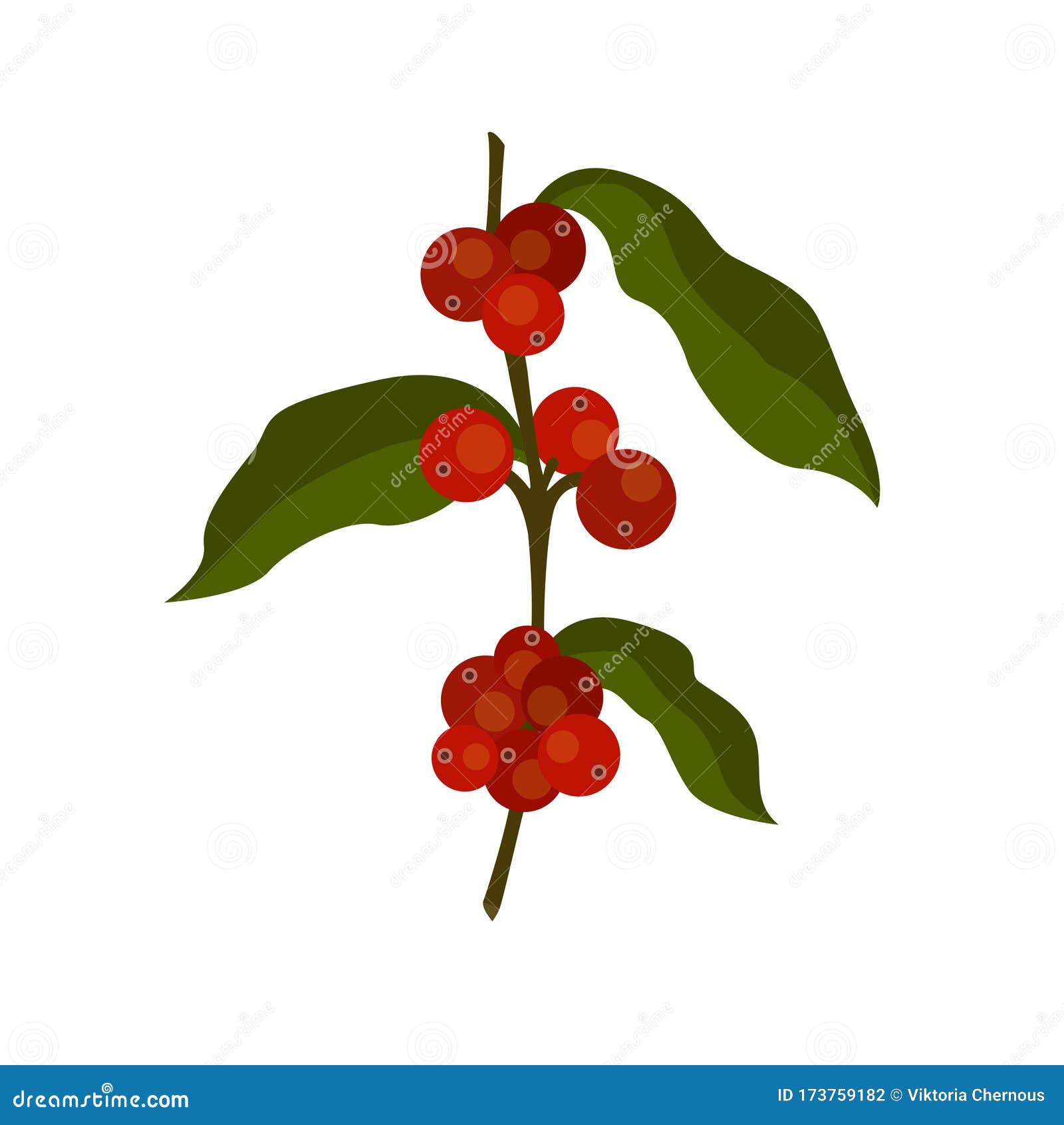 Ejemplo Del Vector Del Icono Del Cafeto Stock de ilustración ...