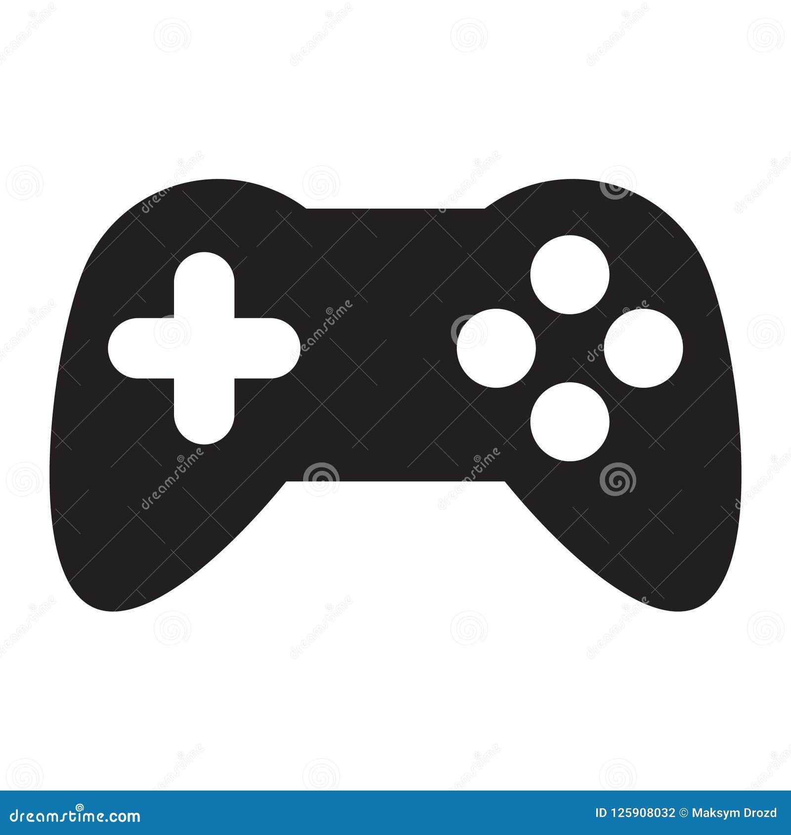 Ejemplo Del Vector Del Icono De La Palanca De Mando Ilustración del ...