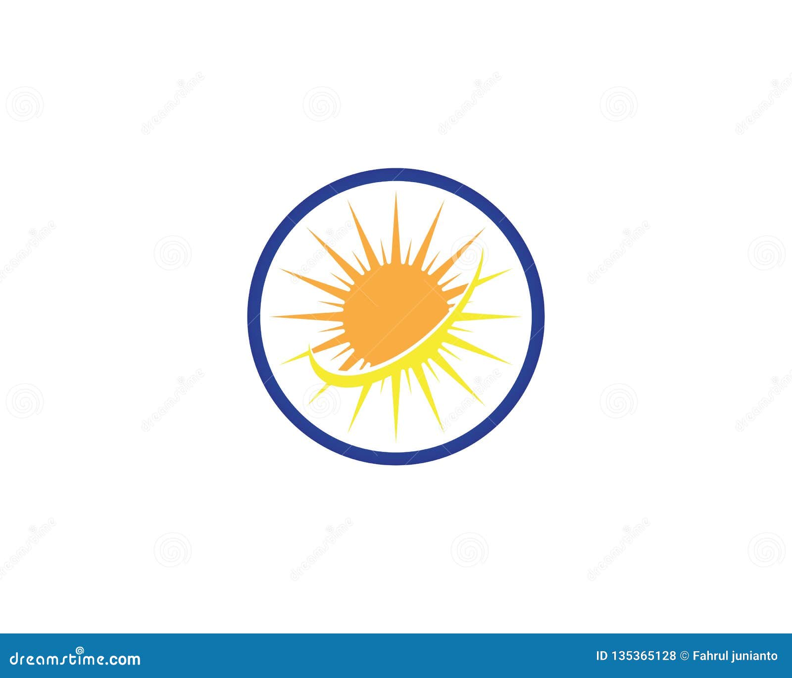 Ejemplo Del Vector Del Icono De Sun Ilustración del Vector ... Ejemplo Del Vector Del Icono De Sun Ilustración del Vector ...