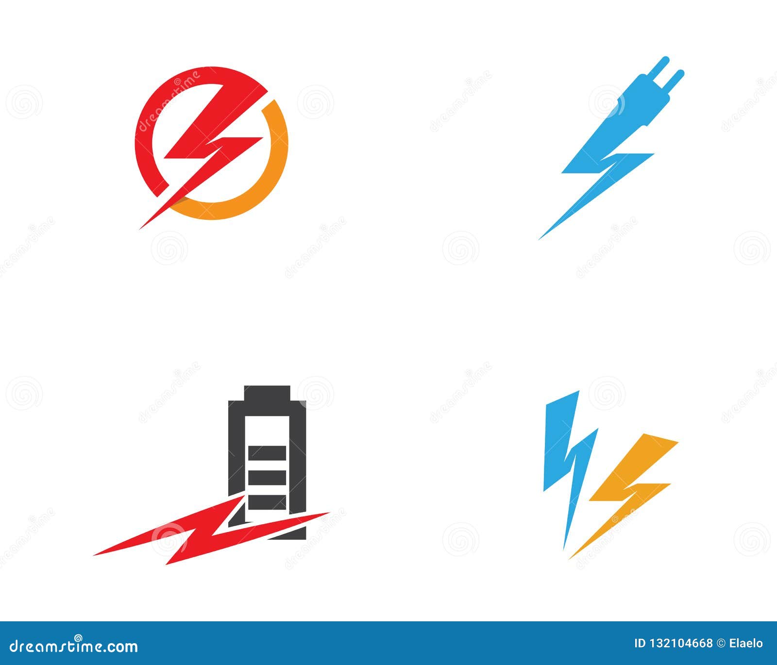 Ejemplo Del Vector Del Icono Del Poder Ilustración del Vector ...