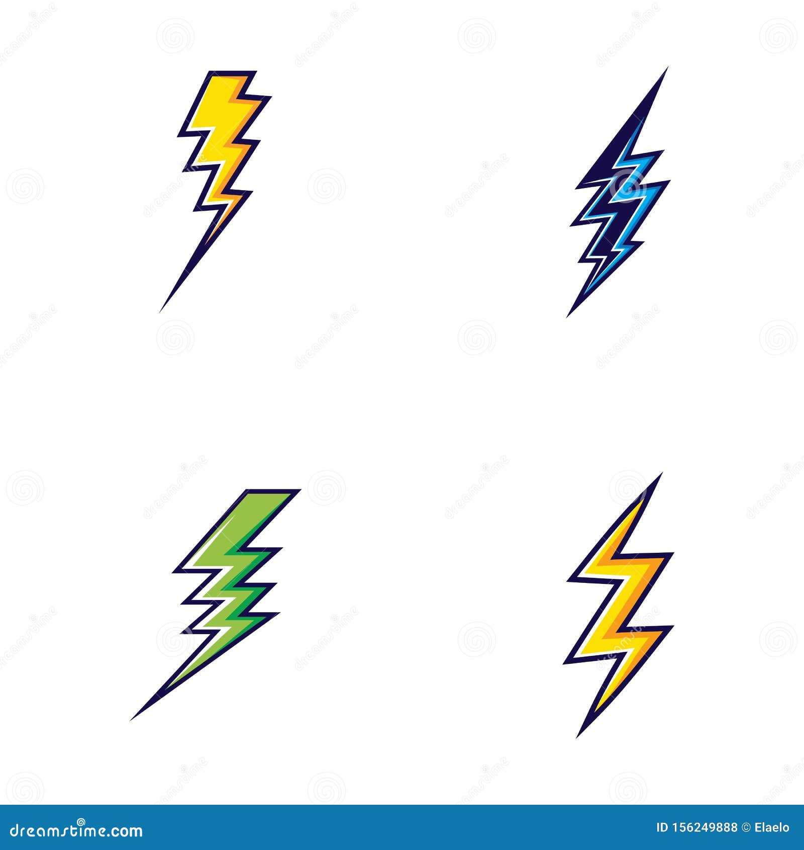 Ejemplo Del Vector Del Icono Del Poder Ilustración del Vector ...