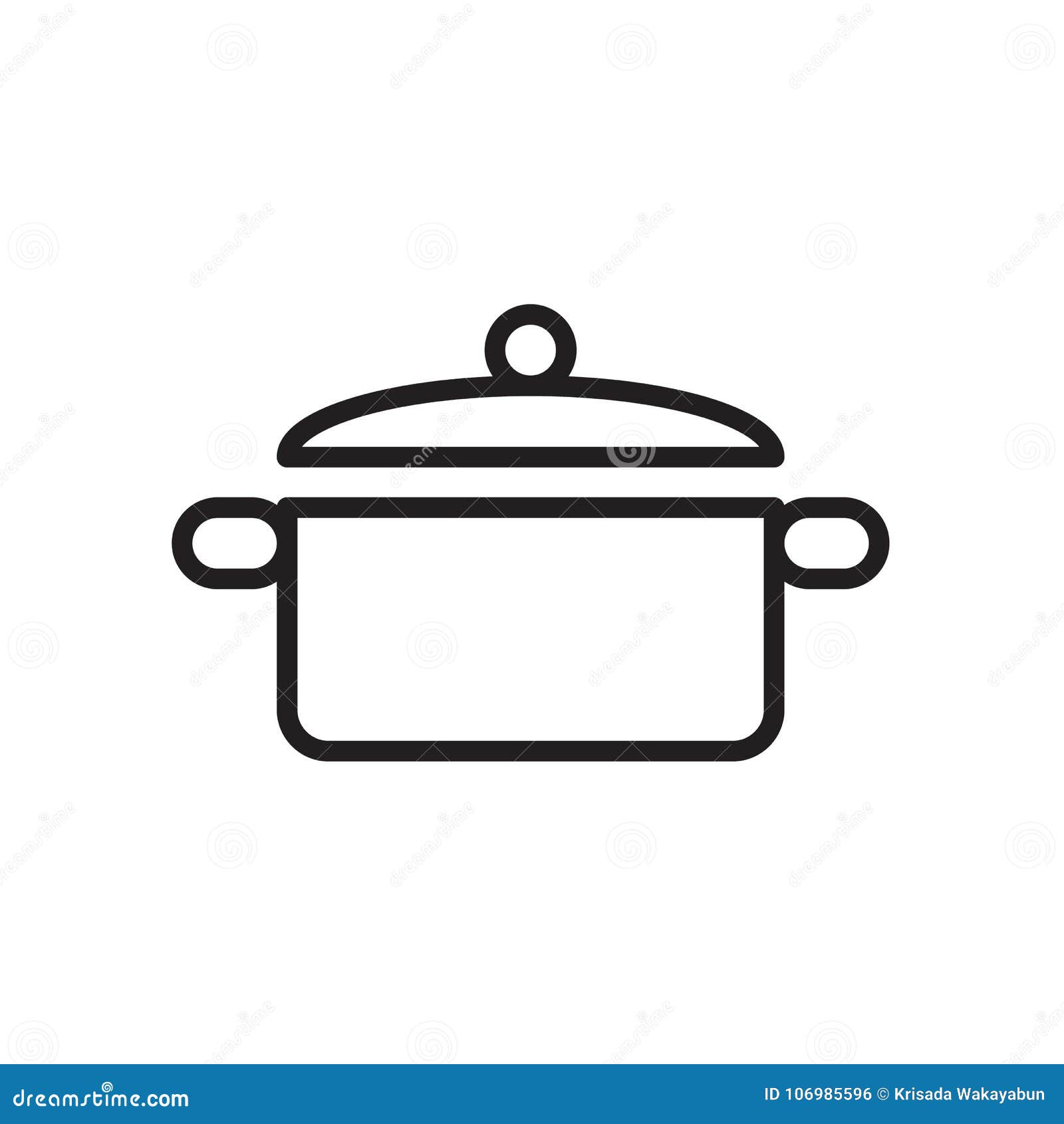 Ejemplo Del Vector Del Icono Del Pote, EPS10 Ilustración del Vector ...