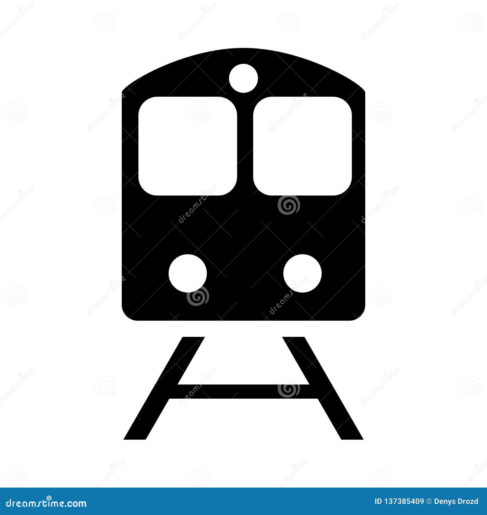 Ejemplo Del Vector Del Icono Del Tren Vector Del Icono De La Tranvía Ilustración del Vector ...