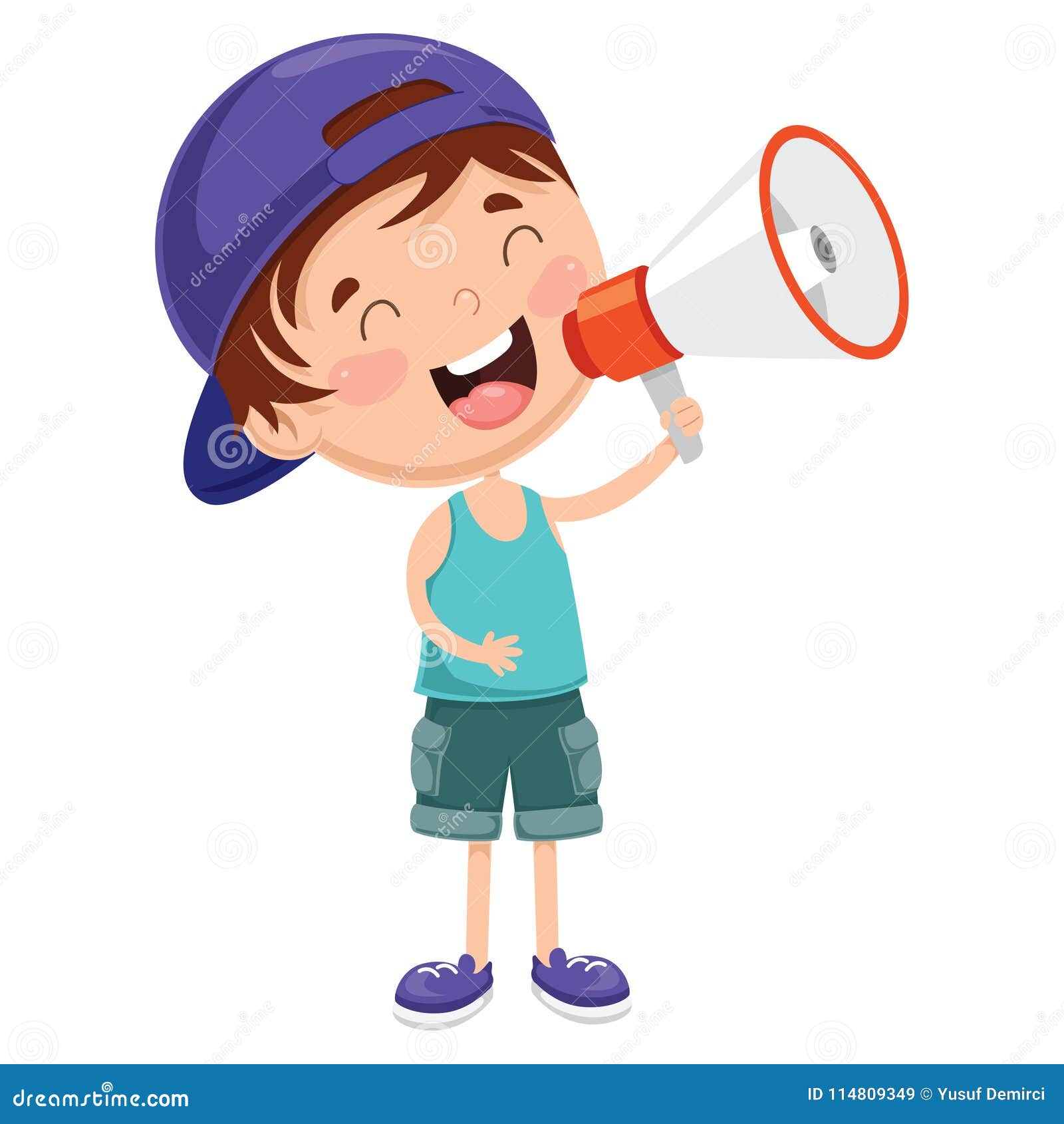 Ejemplo Del Vector Del Megáfono Ilustración del Vector - Ilustración de ...