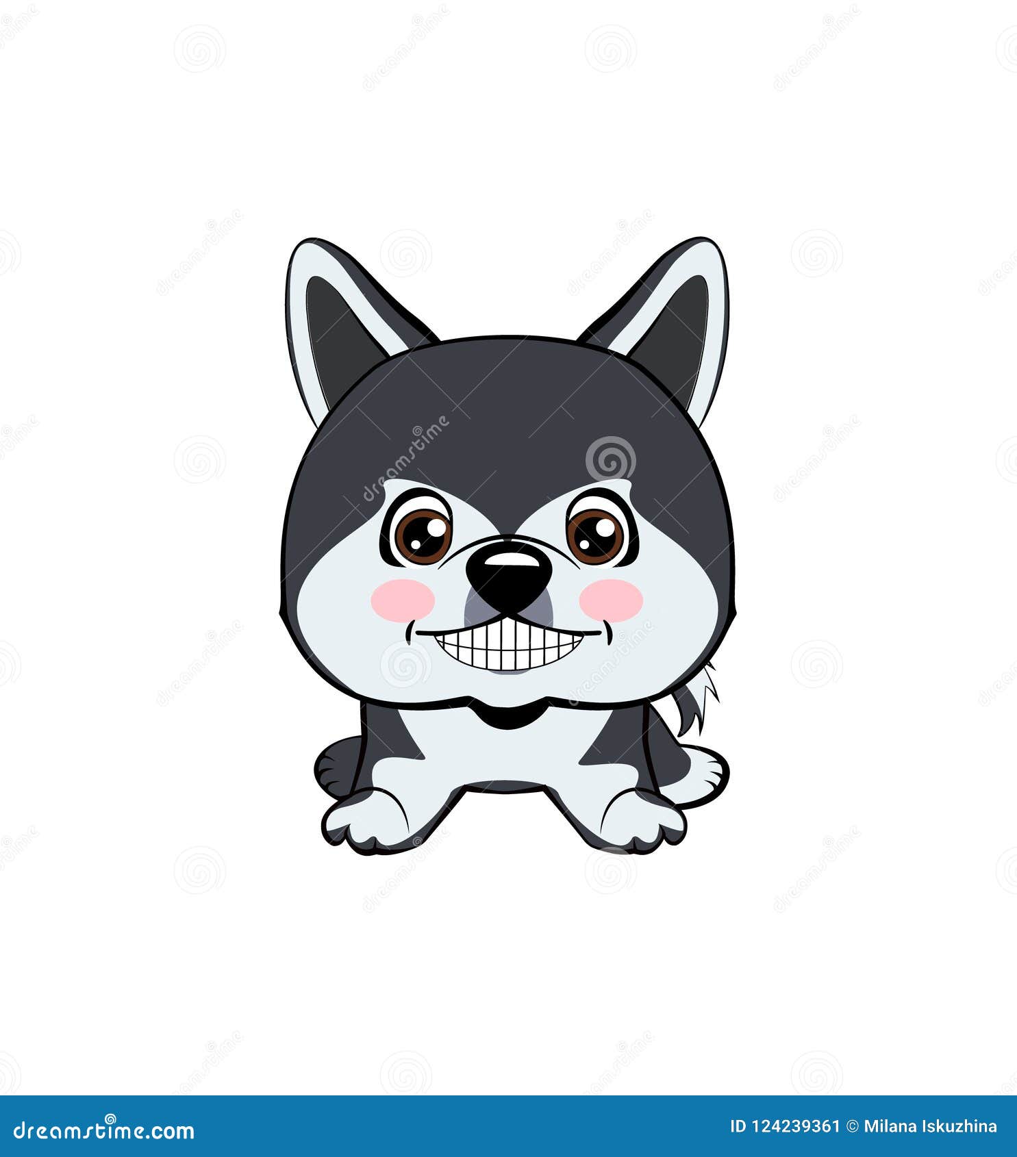 Ejemplo Del Vector Del Perro Enojado Ilustración del Vector ...