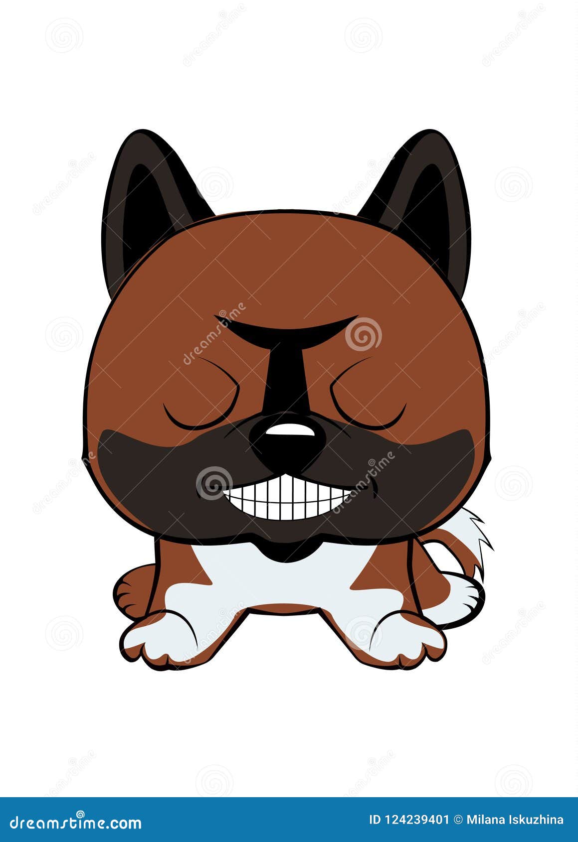 Ejemplo Del Vector Del Perro Enojado Ilustración del Vector ...