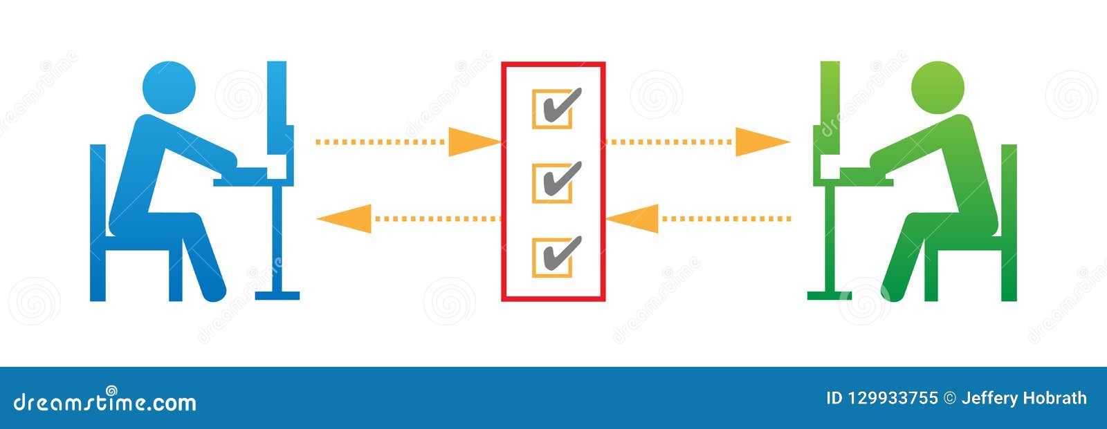 Ejemplo Del Vector Del Protocolo De Red Ilustración del Vector ...