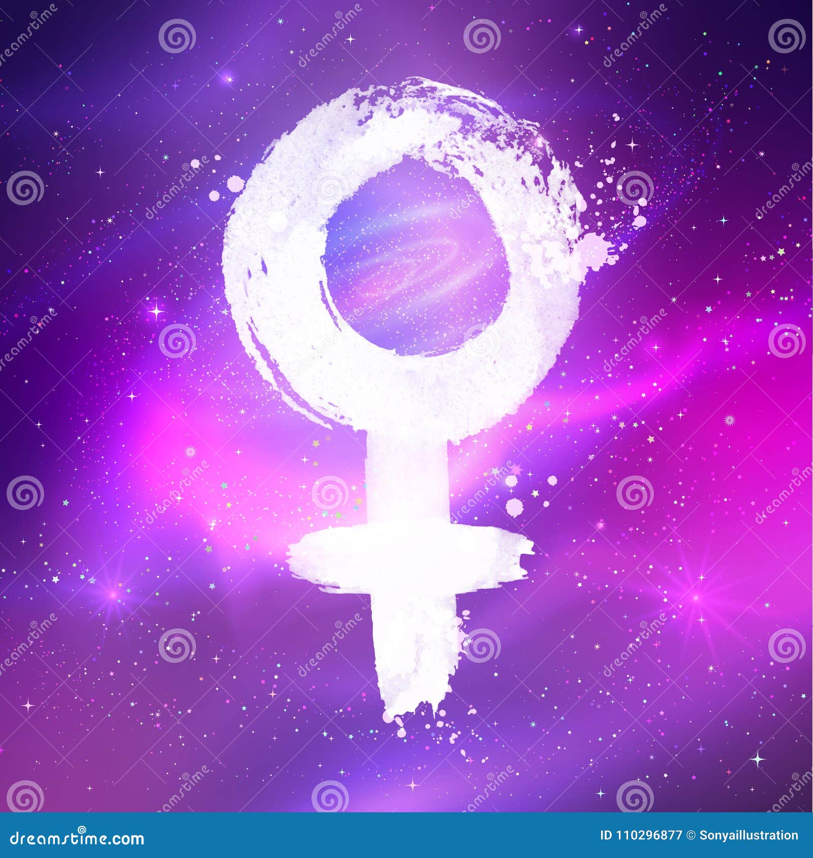 Ejemplo Del Vector Del Símbolo De La Mujer Ilustración del Vector ...