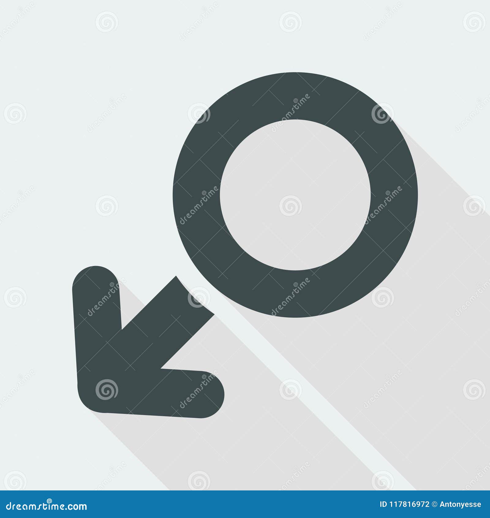 Ejemplo Del Vector Del Solo Icono Masculino Aislado Ilustración del ...