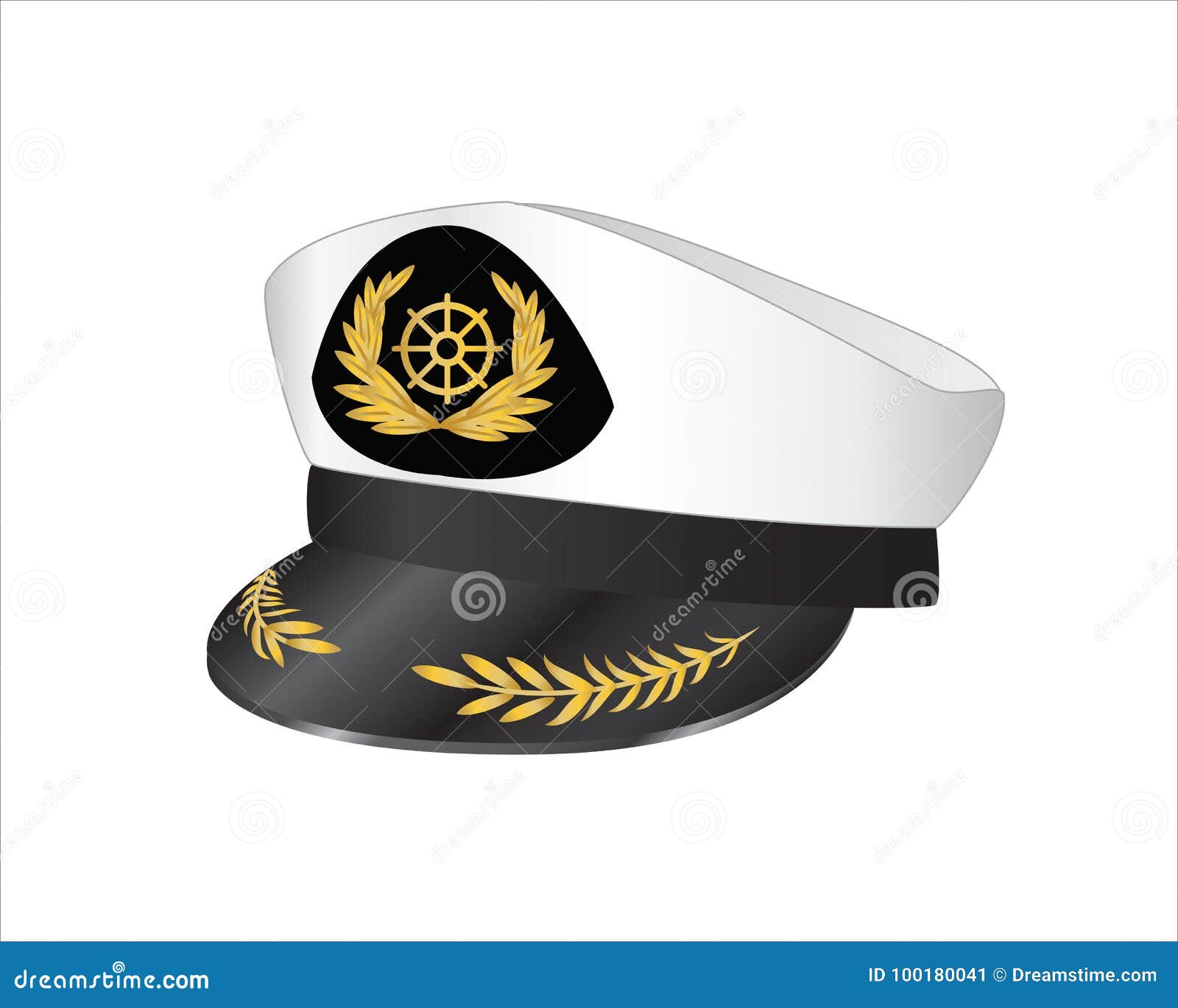 Ejemplo Del Vector Del Sombrero De Los Capitanes Ilustración del Vector ...