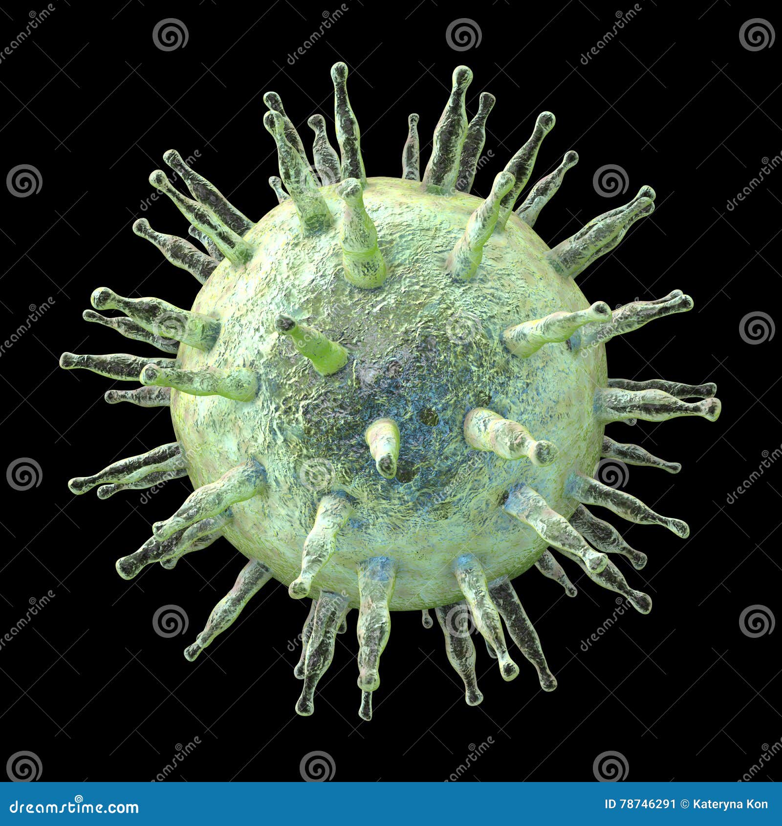 Ejemplo Del Virus De Epstein-Barr Stock de ilustración - Ilustración de ...