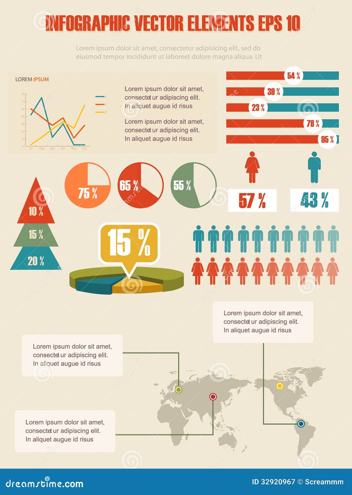 Ejemplo Infographic Del Detalle. Ilustración del Vector - Ilustración ...