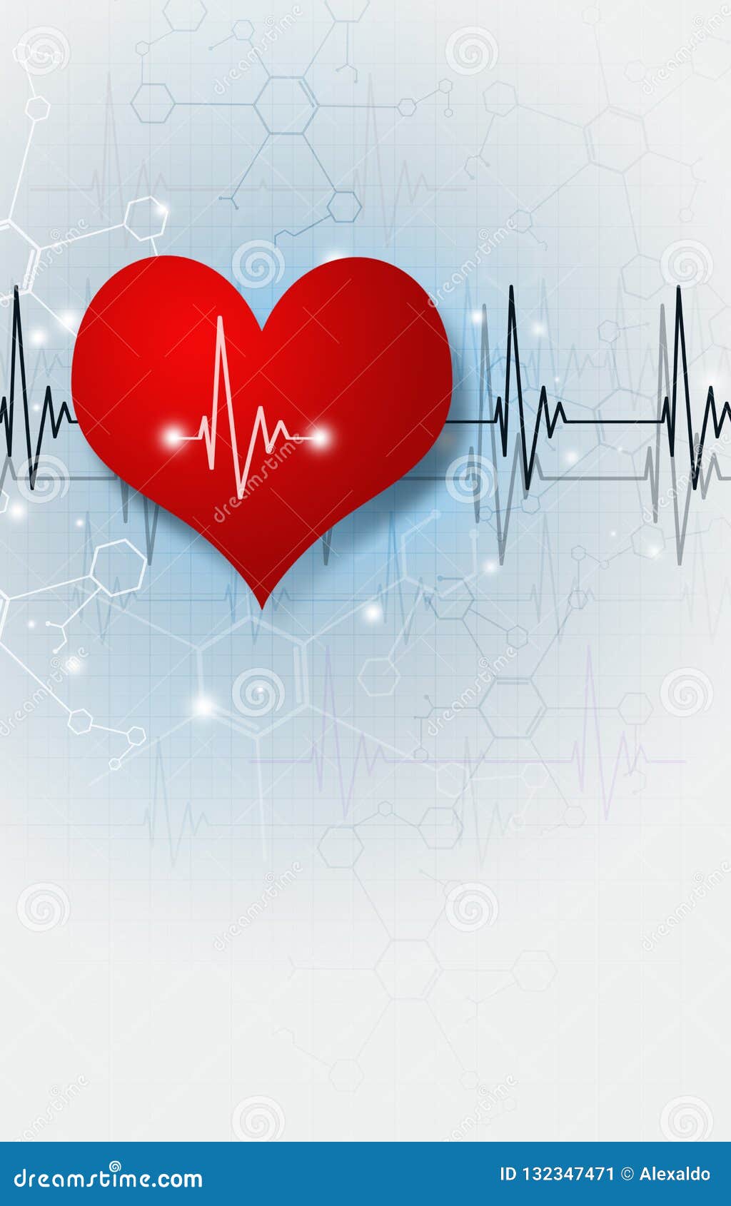 Ejemplo médico del corazón stock de ilustración. Ilustración de ...