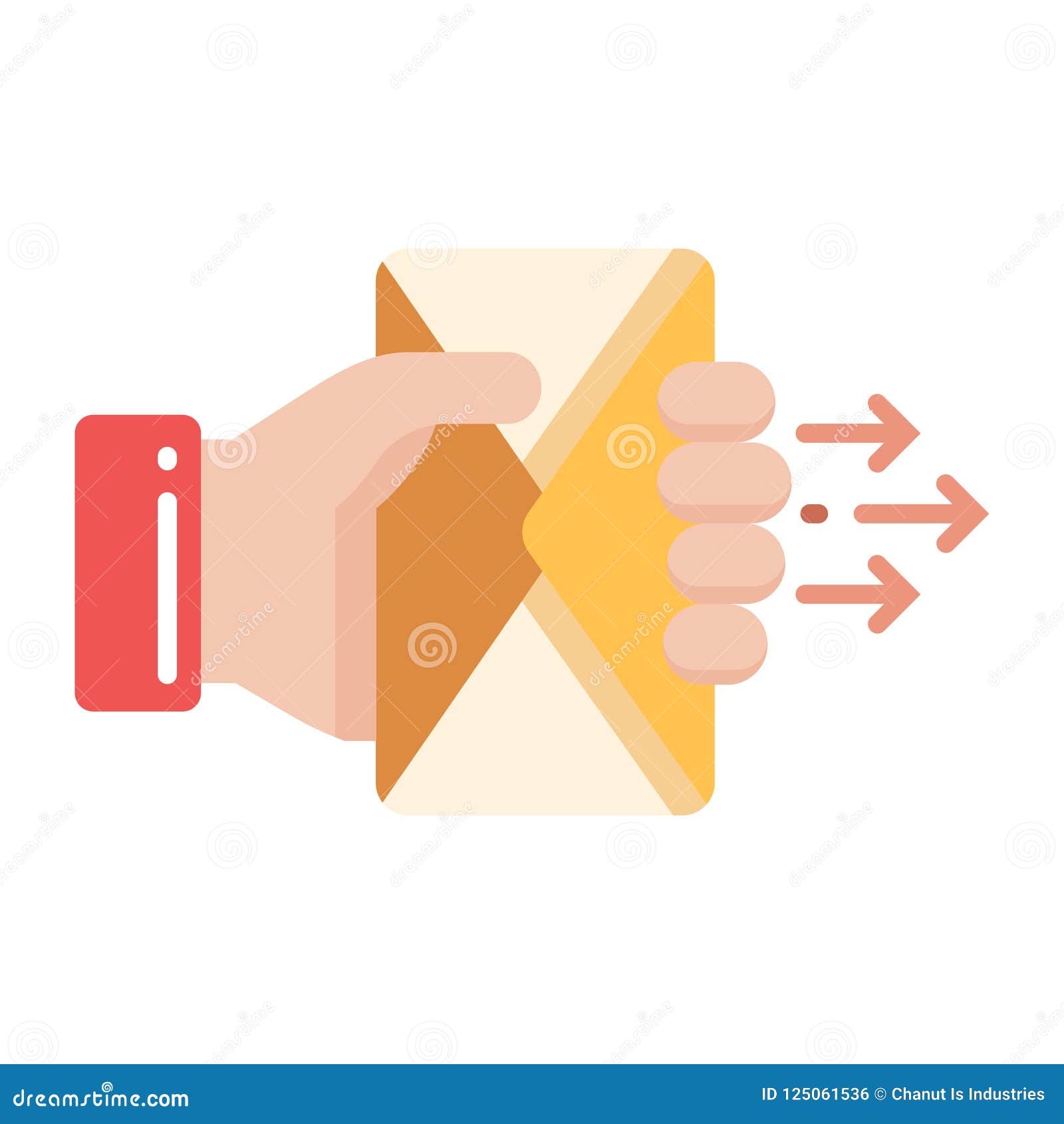 Ejemplo Plano Del Remitente Ilustración del Vector - Ilustración de ...