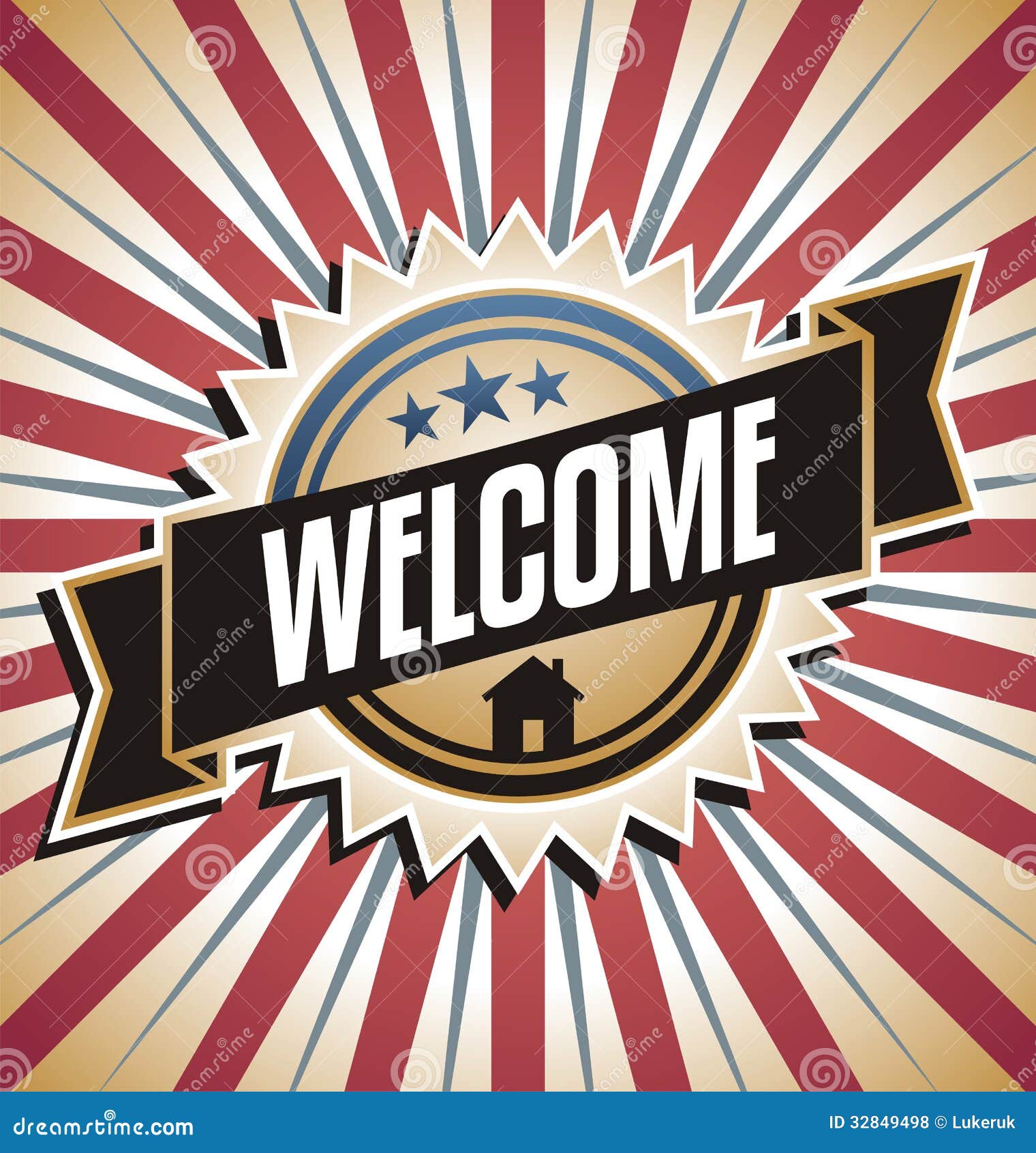 Ejemplo Retro Del Home Page Ilustración del Vector - Ilustración de ...