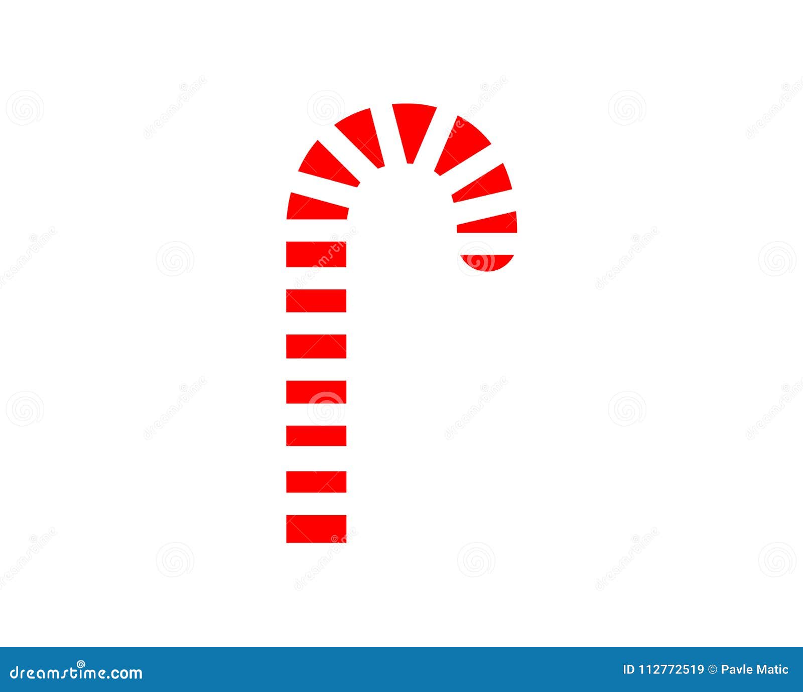 Ejemplo Simple, Colorido Del Cono Del Caramelo Ilustración del Vector ...